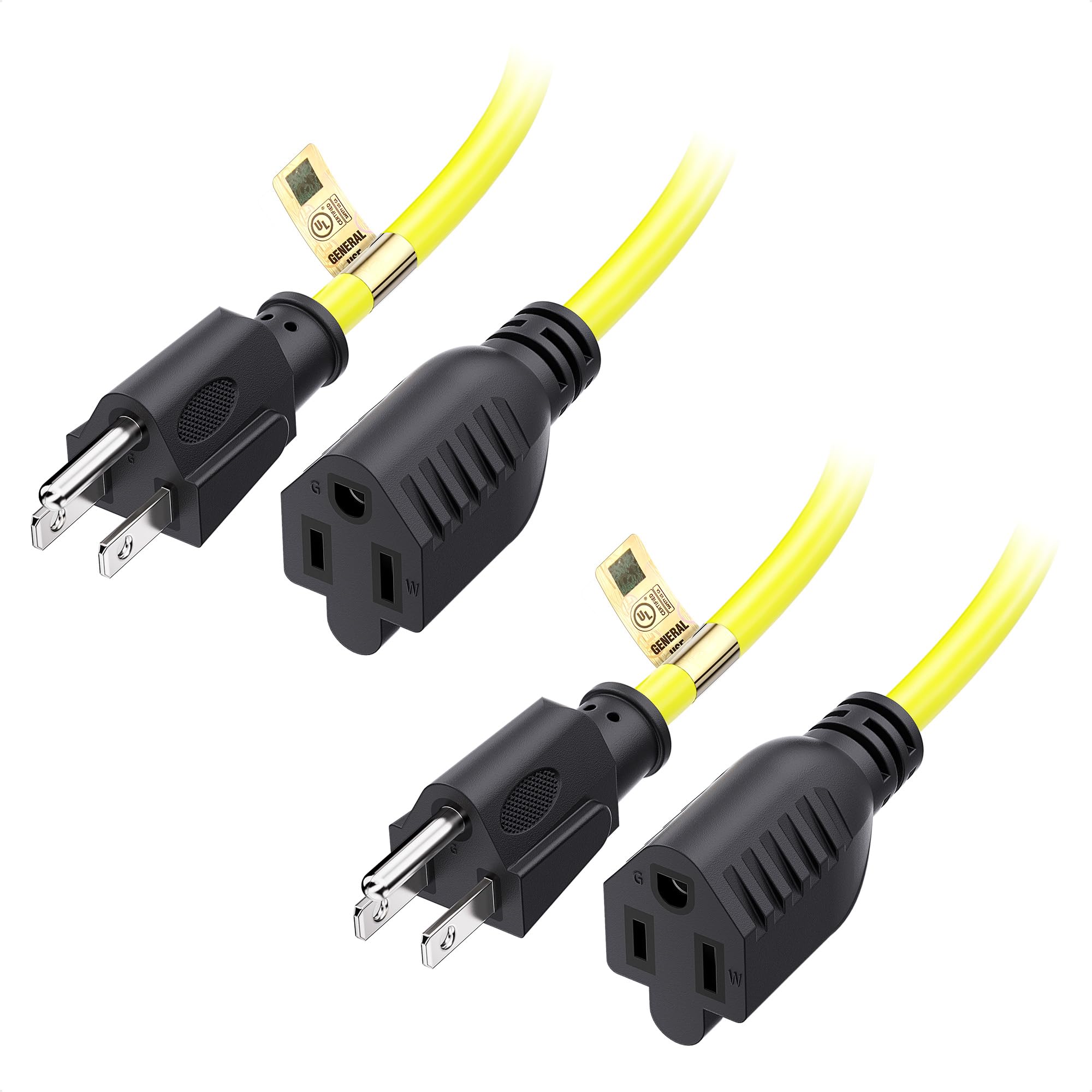 Amazon.com: [UL Listed] Cable Matters 2-Pack 16 AWG Indoor/Outdoor ...