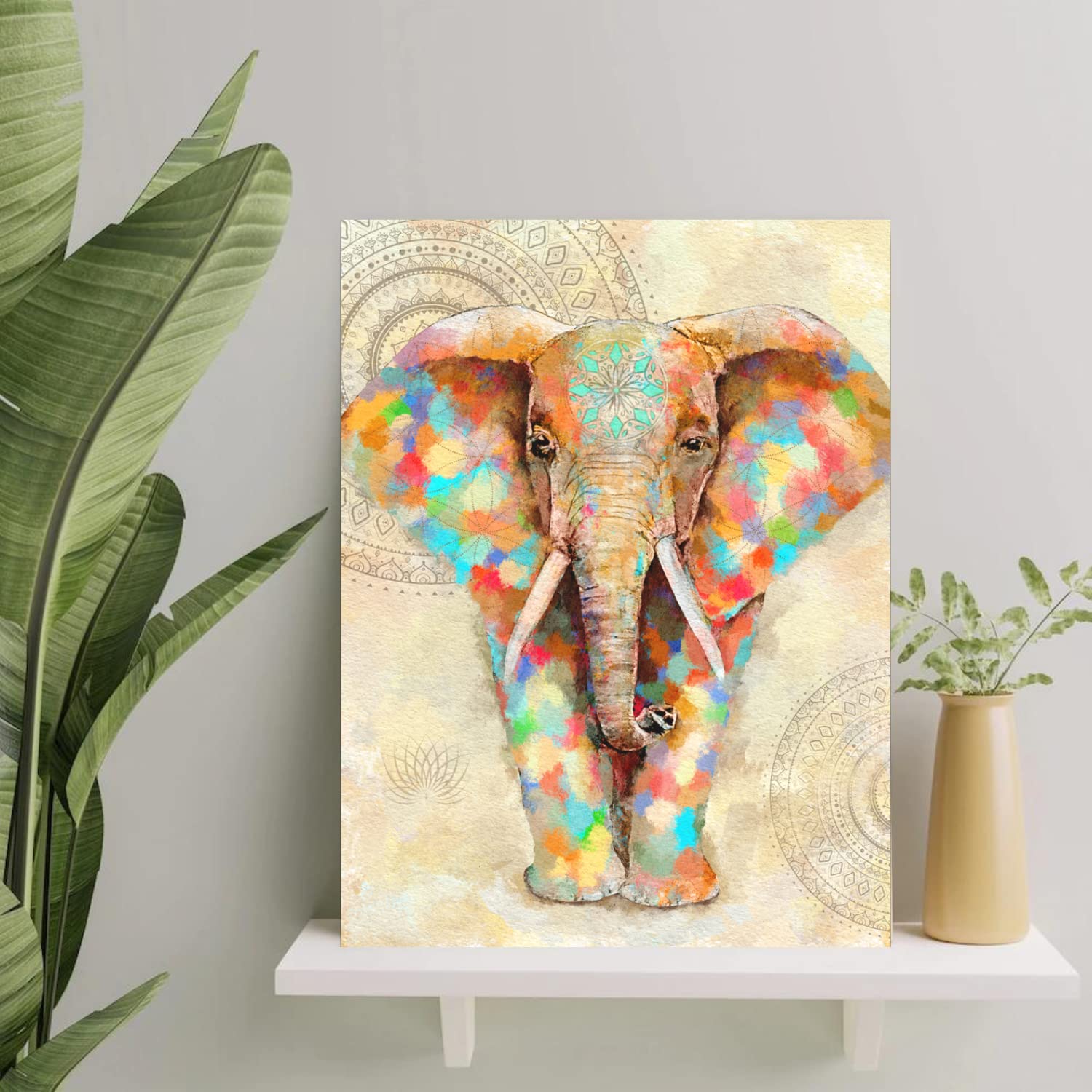 Boho Elephant Art