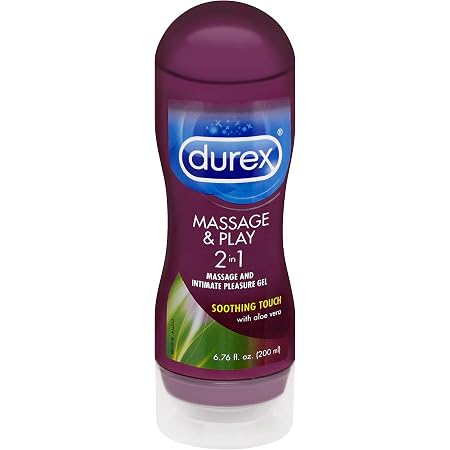 Amazon.com: Durex Massage & Play 2 in 1 Lubricant Sensual, 6.76 oz ...