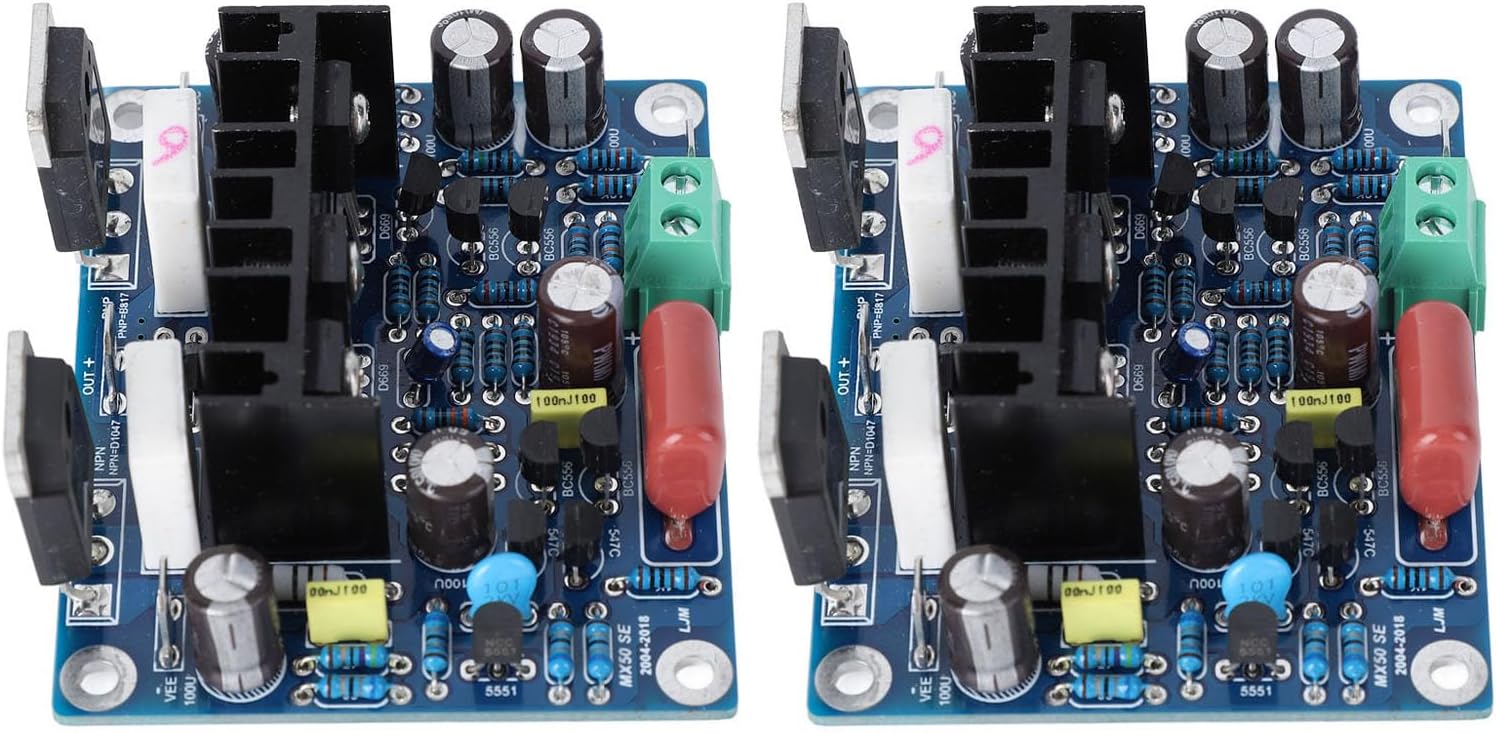 MX50 SE Amplifier Board, 2Pcs Audio Amp Power Amplifier Board 15‑100W ...