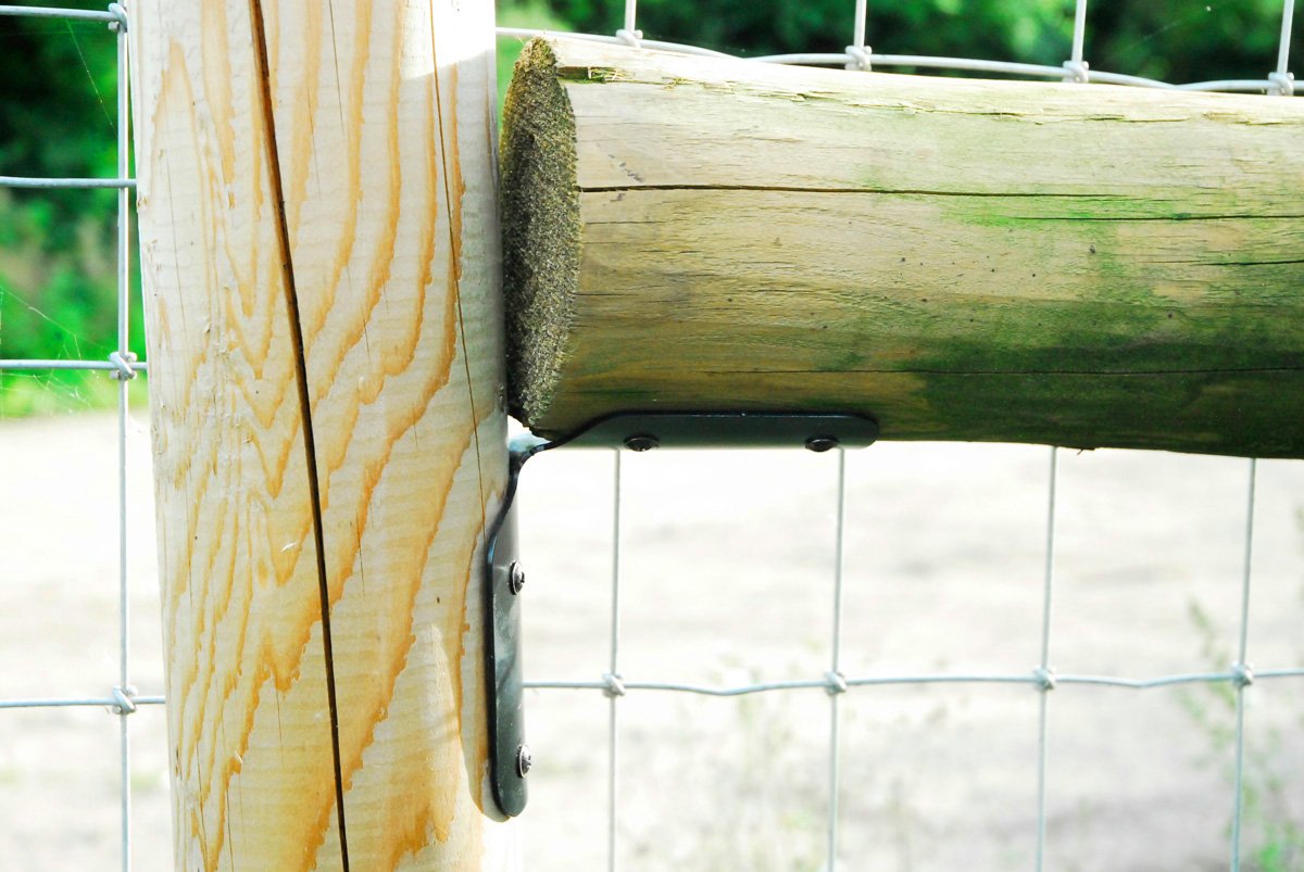 Metal Wood Corner Fence Borders 5 PCS Metal Garden Fence Border Rustic