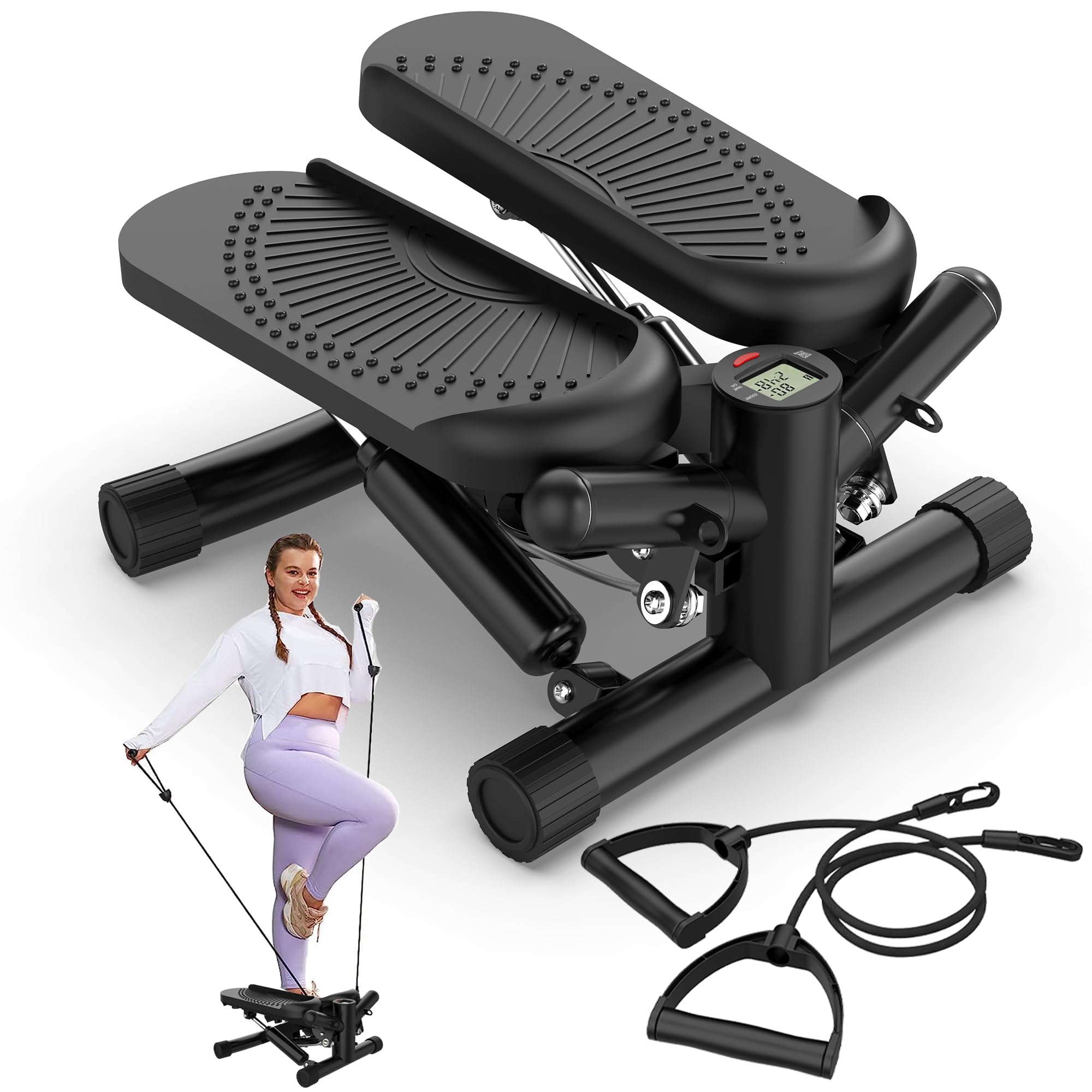 Snapklik.com : Twist Steppers For Exercise - Mini Stair Stepper Machine