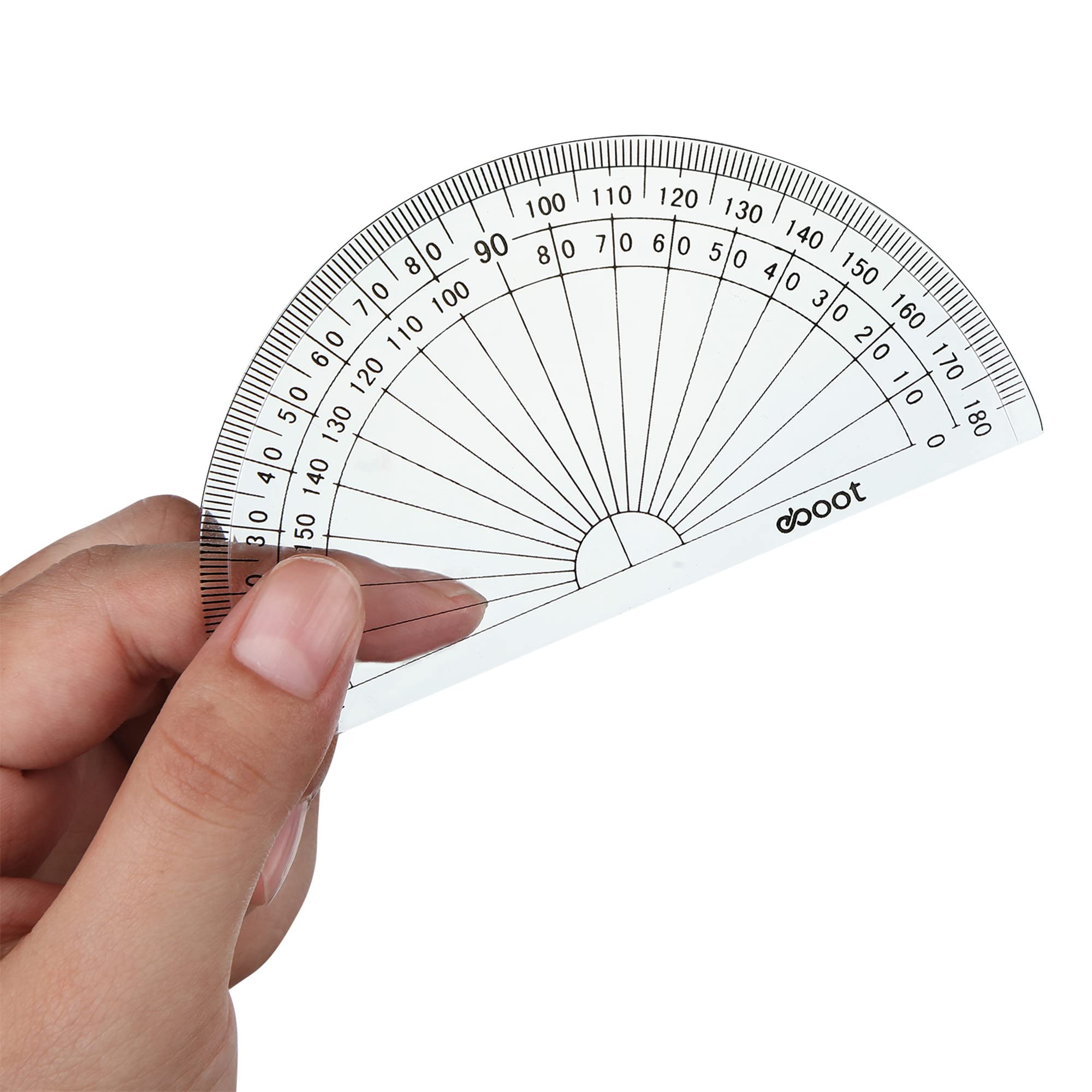 Snapklik.com : eBoot Plastic Protractor Protractor 180 Degrees
