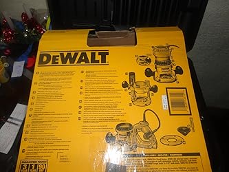 Dewalt DW618B3 Paquete de rebajadora con tres bases, 1678 W, motor de ...