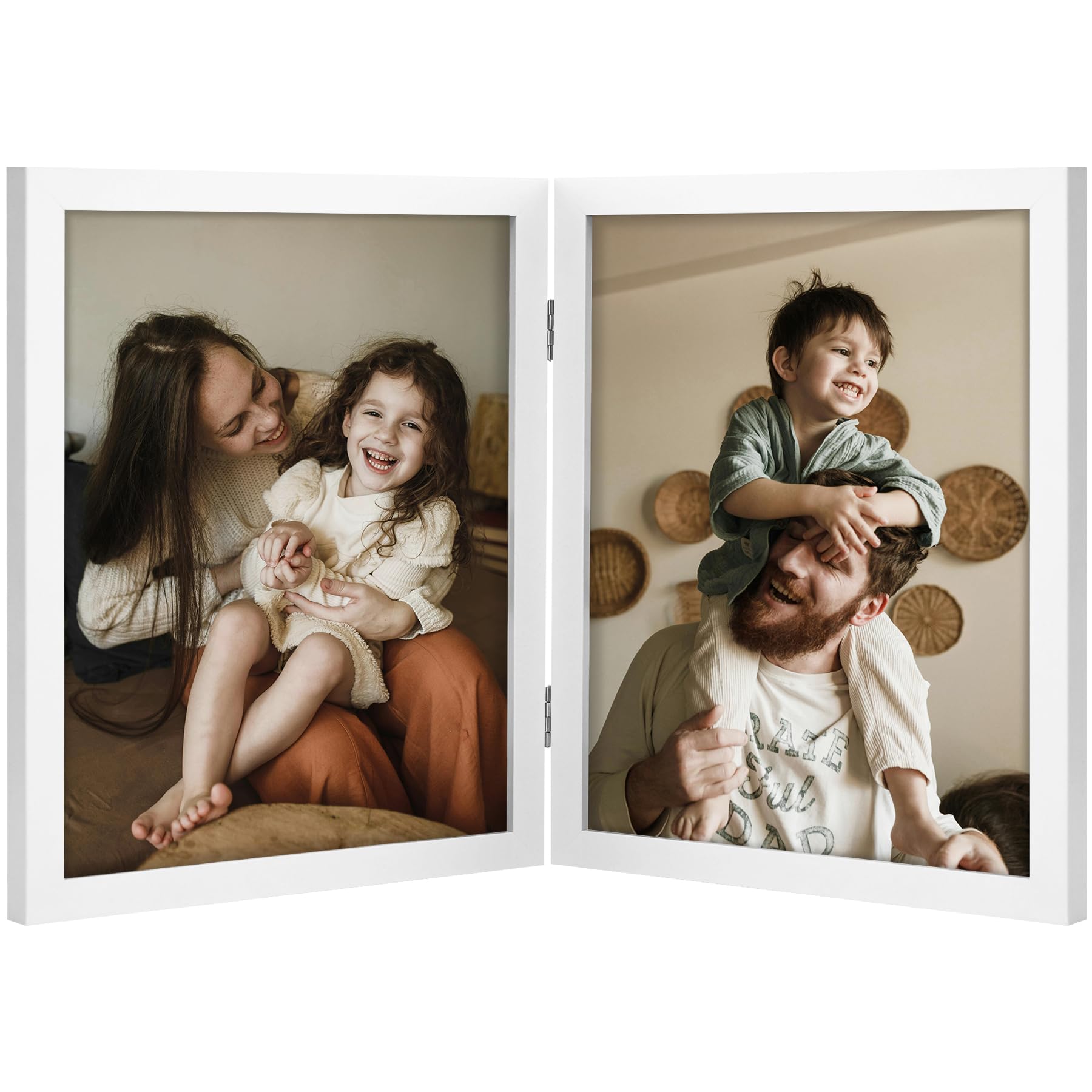 Snapklik.com : decorUhome Double 8x10 Picture Frame Vertical ...