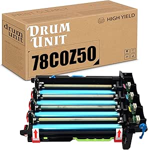 Amazon.com: Compatible Drum Unit Replacement for Lexmark 78C0ZV0 Black ...