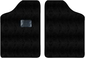 Amazon.com: Carpet Front Floor Mats, Black, Compatible with Mitsubishi ...