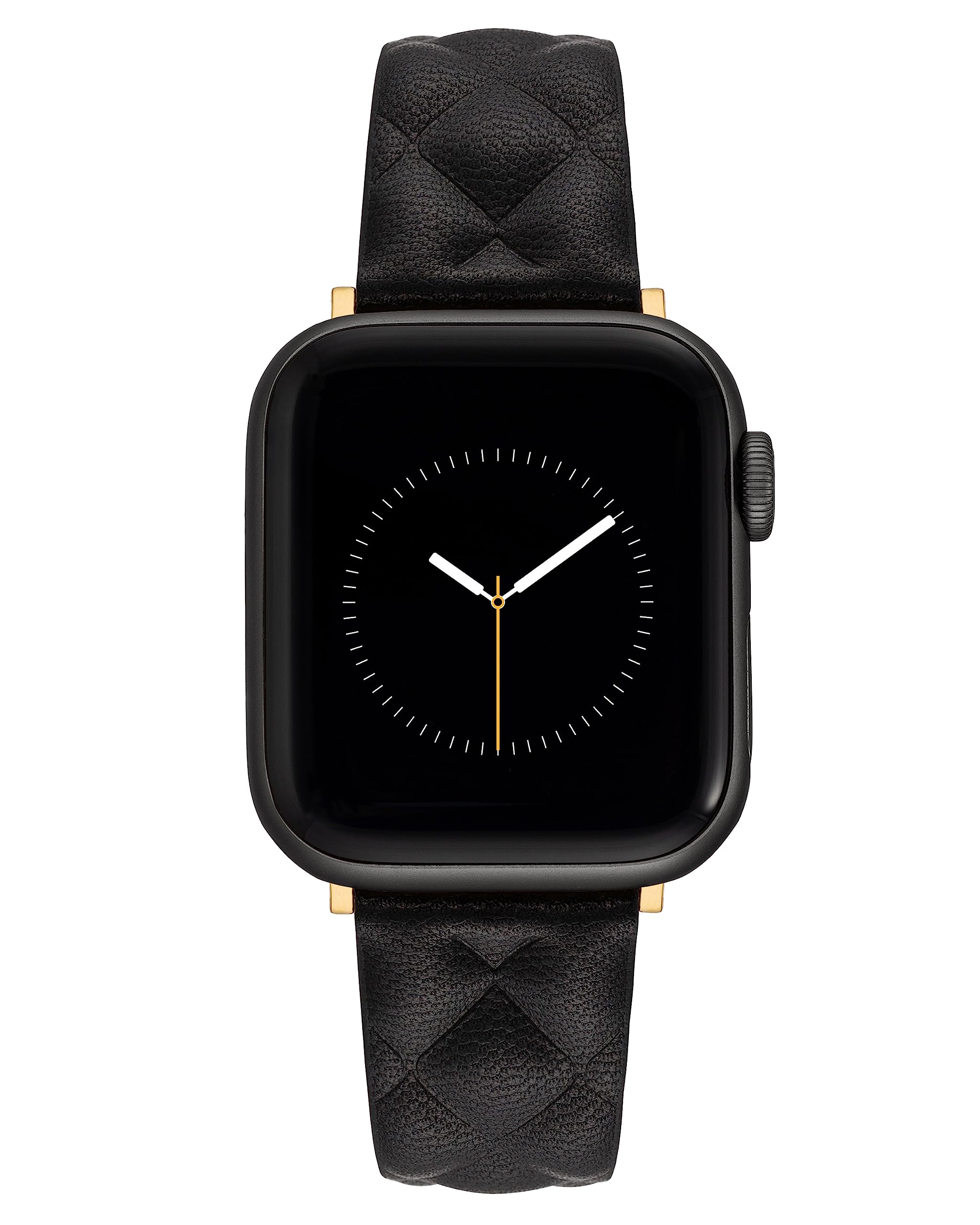 Amazon.com: Anne Klein Quilt Patterned Leather Band for Apple Watch ...