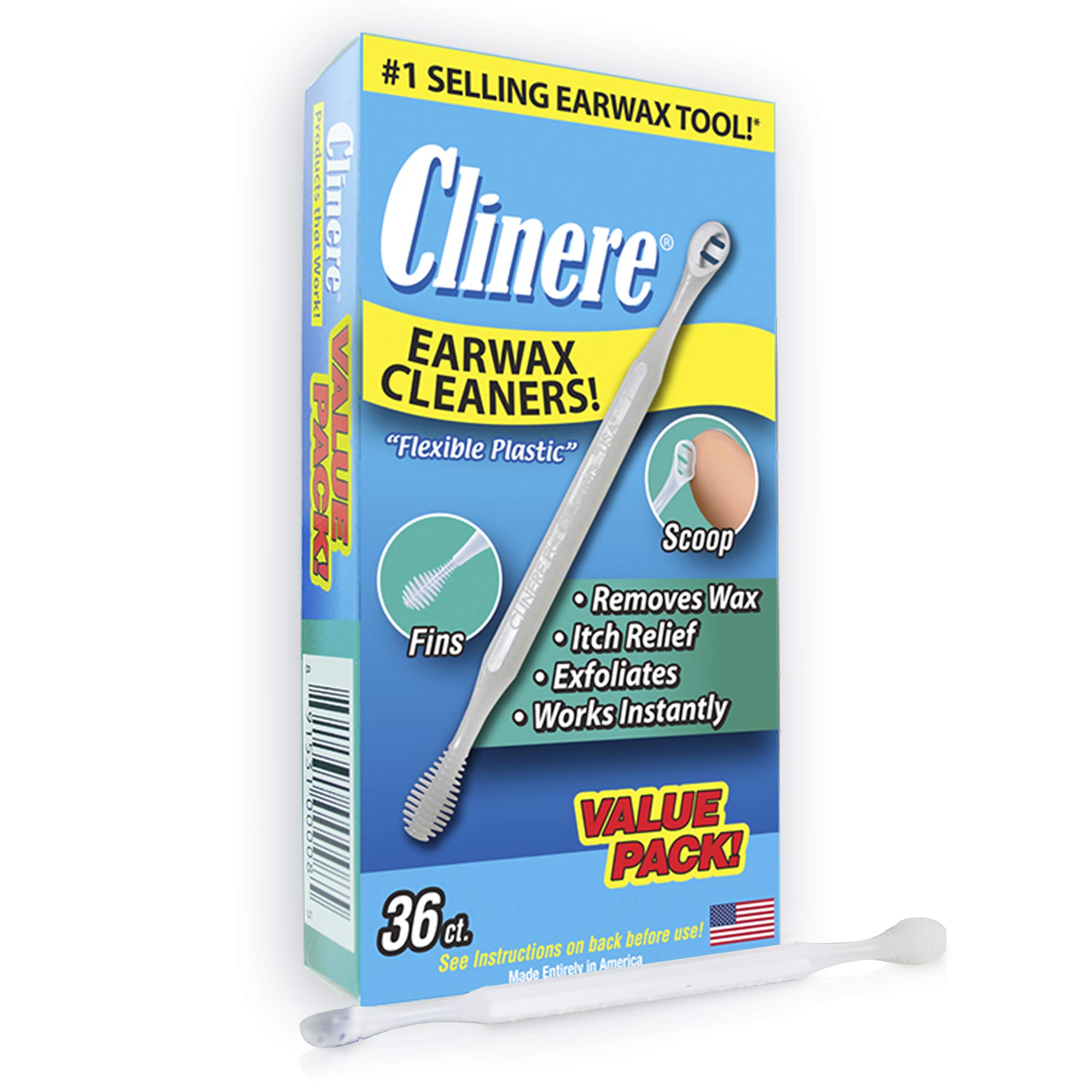 Snapklik.com : Ear Cleaners Club Value Pack, 36 Count Earwax Remover ...