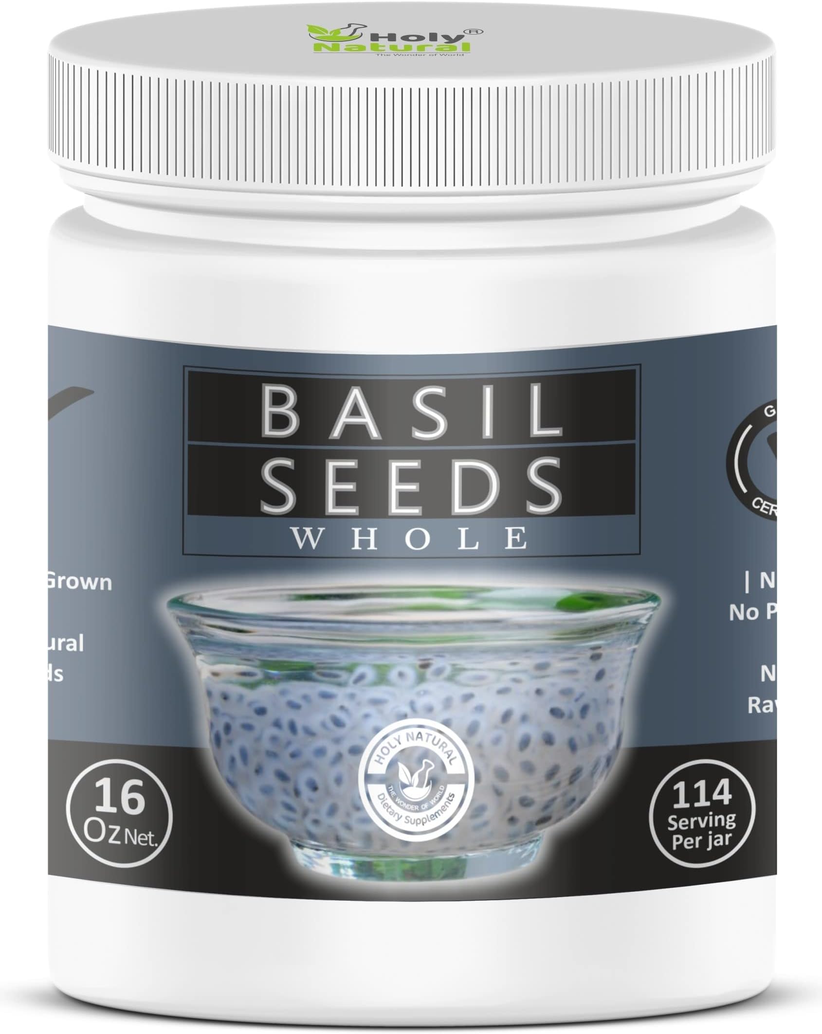 Amazon.com : Zen Basil Seeds | edible basil seeds usda organic, kosher ...