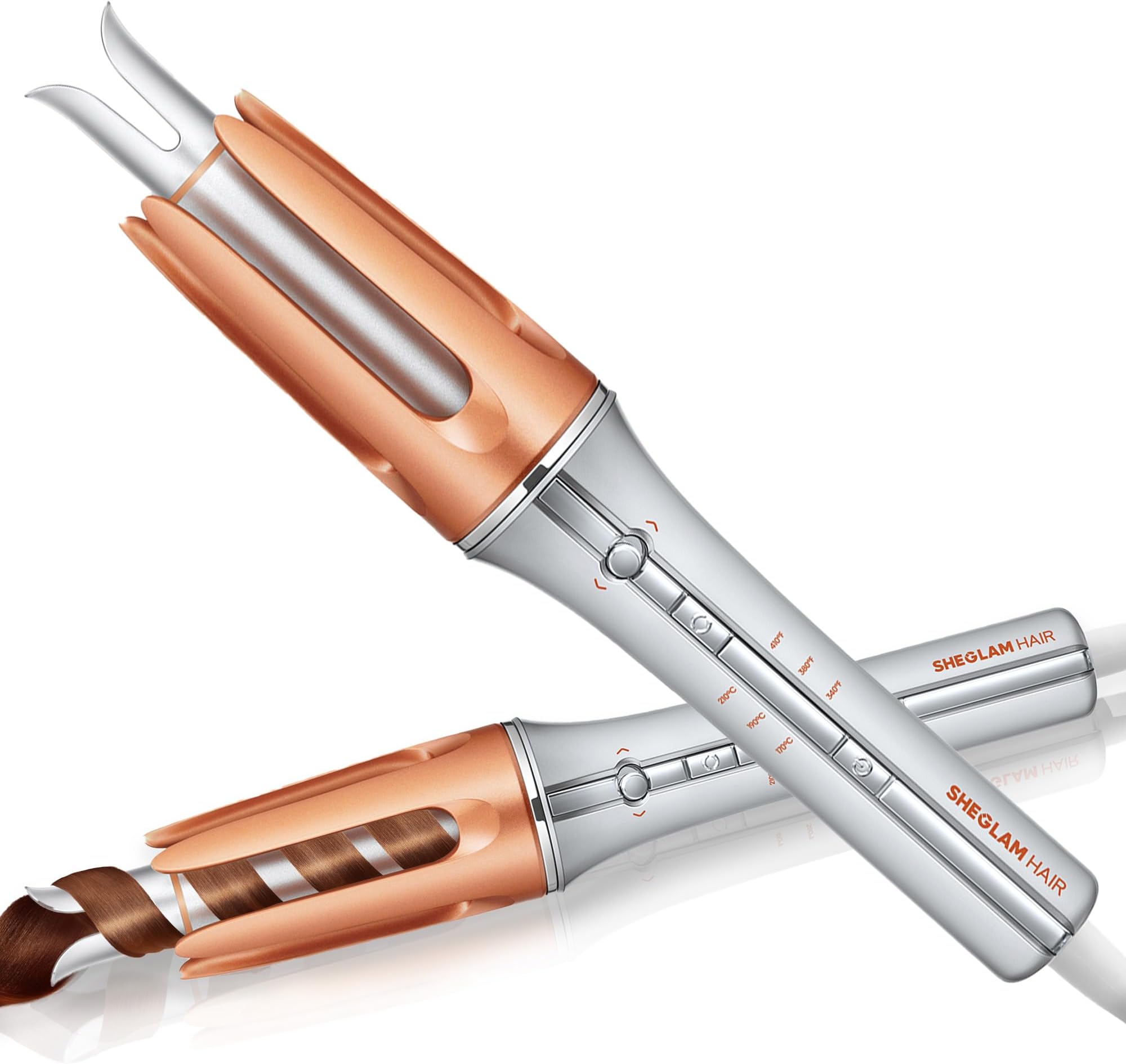 Amazon.com: SHEGLAM Curling Iron 1 ¼ inch, Long Barrel Curling Iron ...