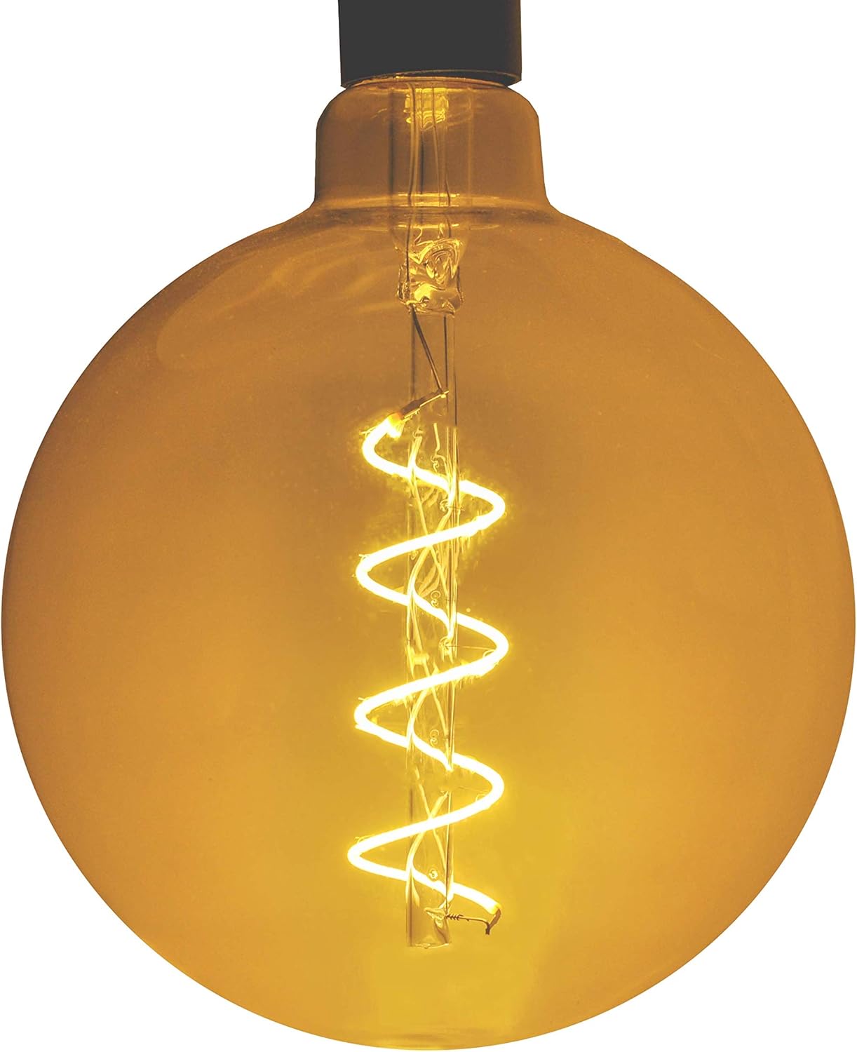 Hometown Evolution, Inc. LED G150 Spiral Filament 4 Watt Light Bulb ...