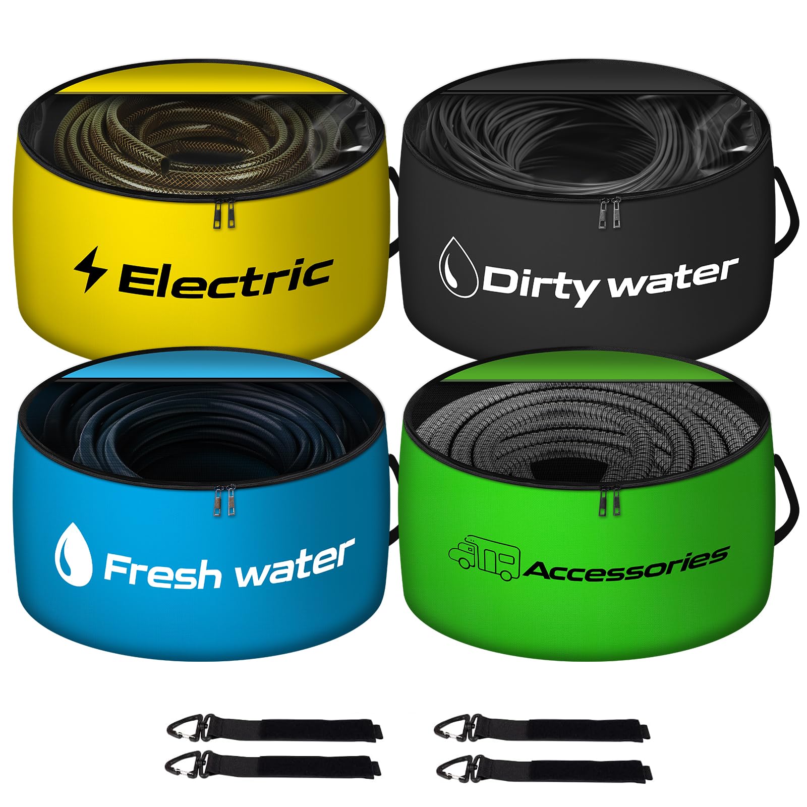 Amazon.com: Frelara RV Sewer Hose Storage Bag - Waterproof RV Storage ...