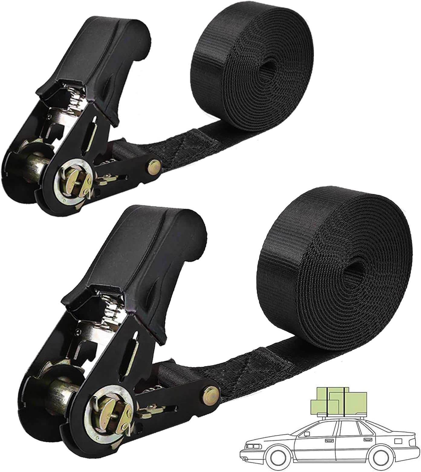 Amazon.com: Endless Ratchet Tie Down Straps Heavy Duty Cargo Tie Downs ...