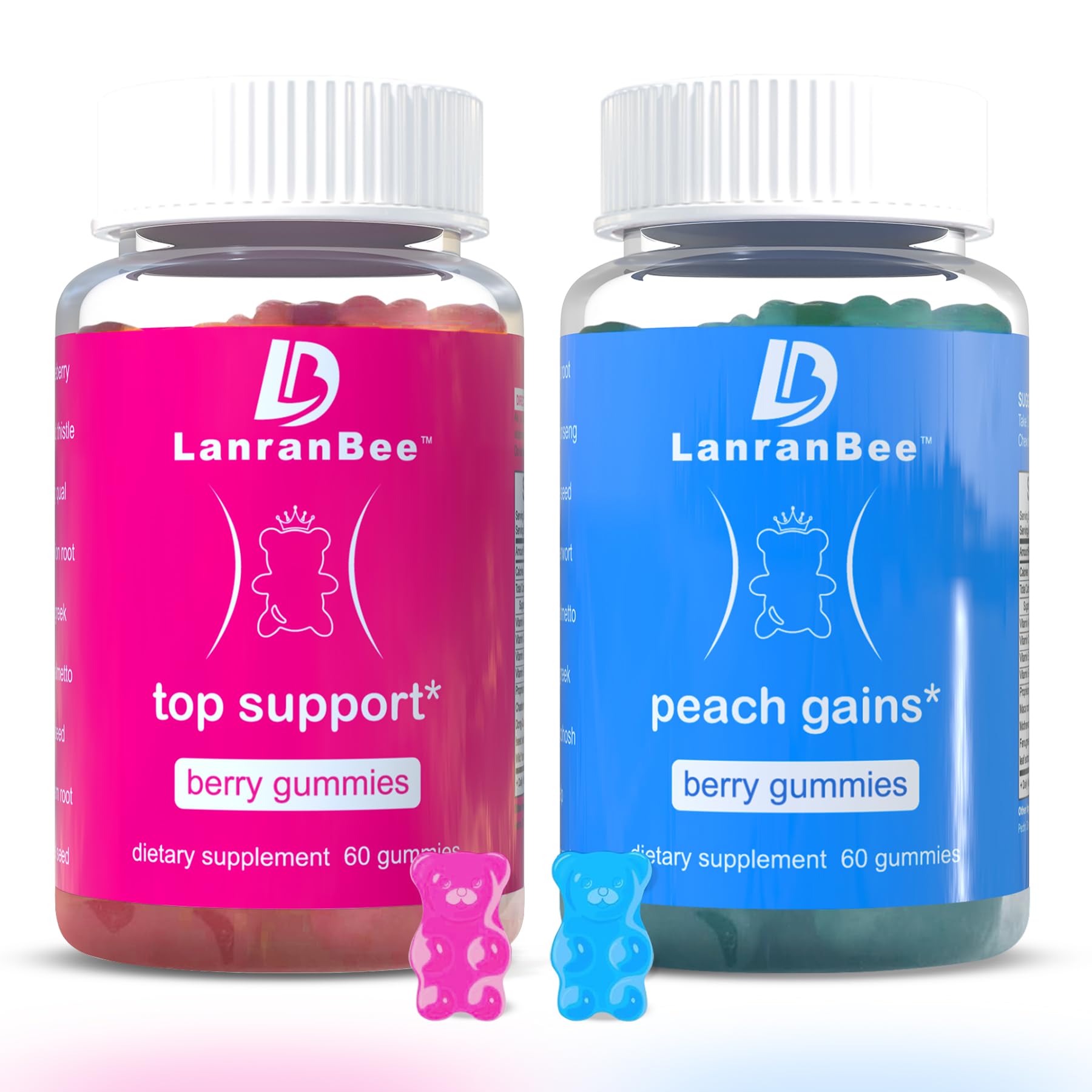 Amazon.com: IRMNAN LanranBee Super Bear Gummies Combo Pack,Bum & Chest ...