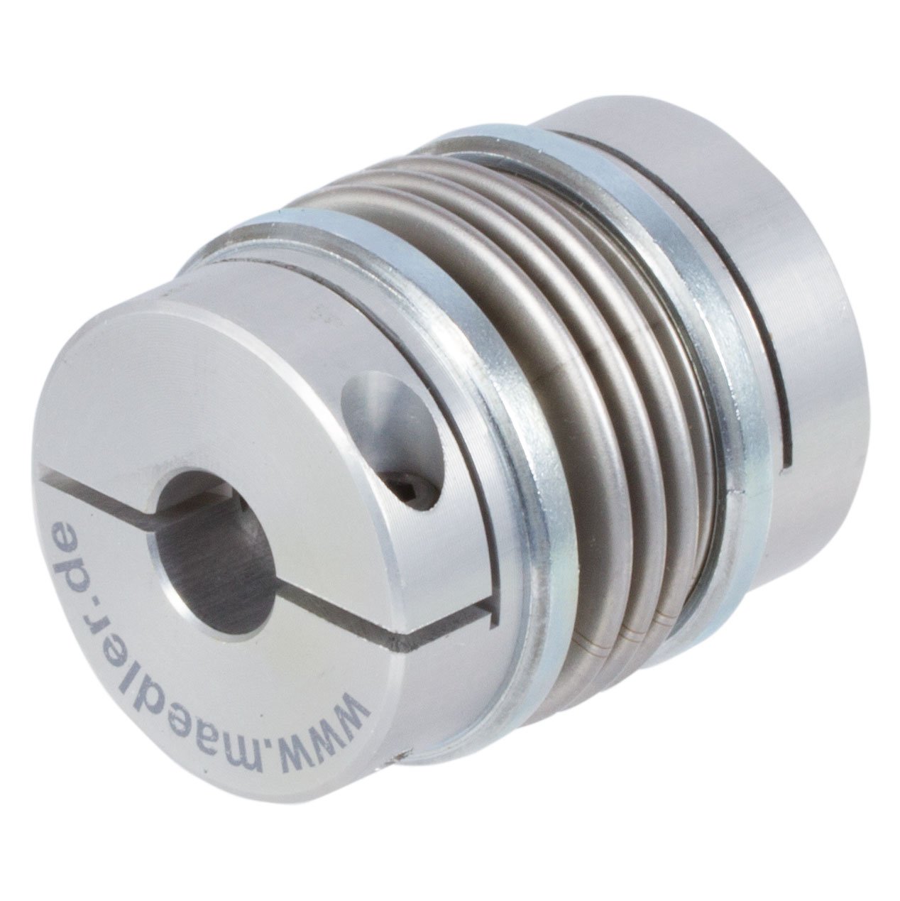 Steel Bellow Coupling MBK Short Version MDmax 10Nm Both Sides bore 14mm ...
