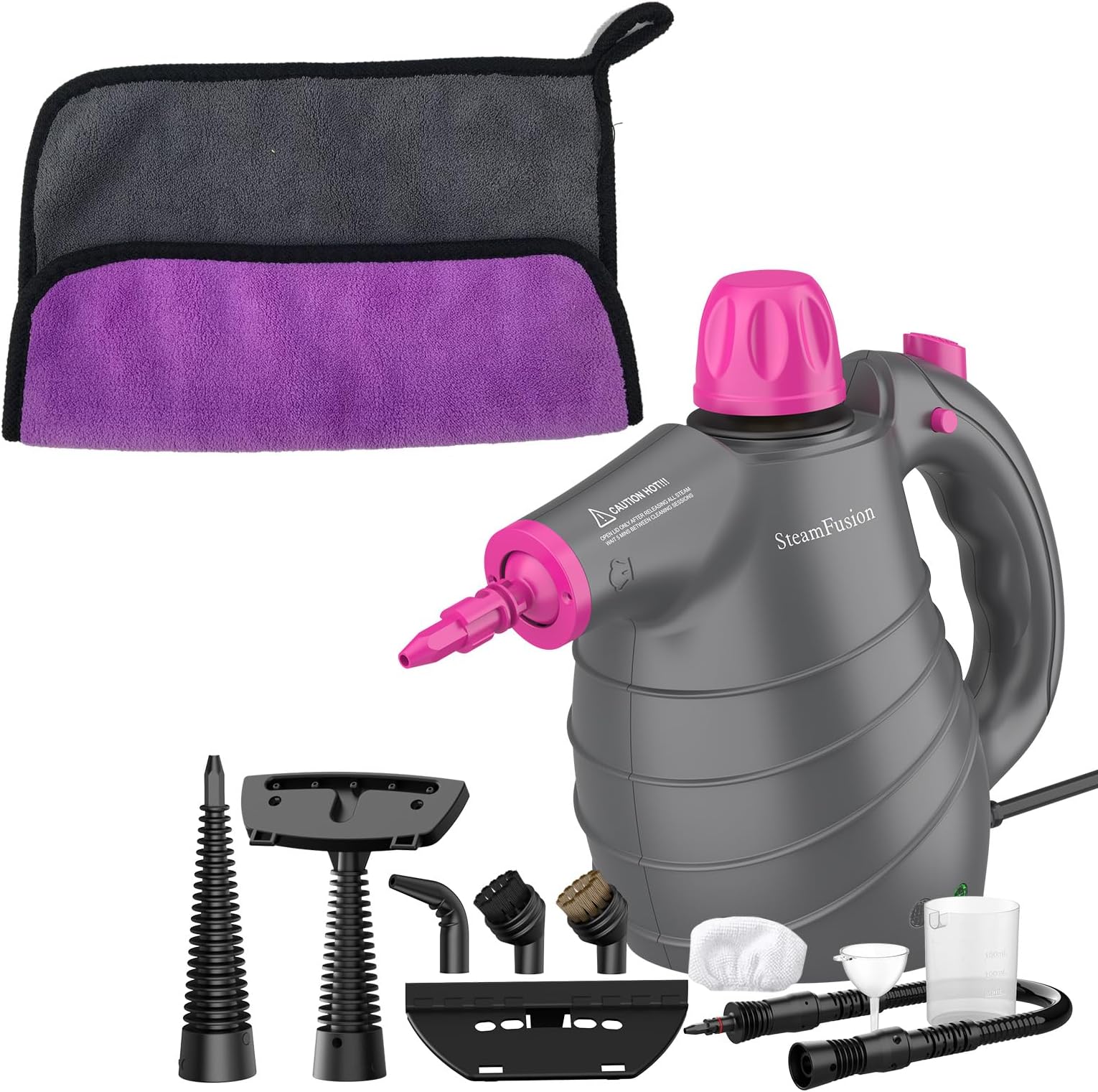 Amazon.com - Pressurized Handheld Steam Cleaner with 10pcs Accessories ...