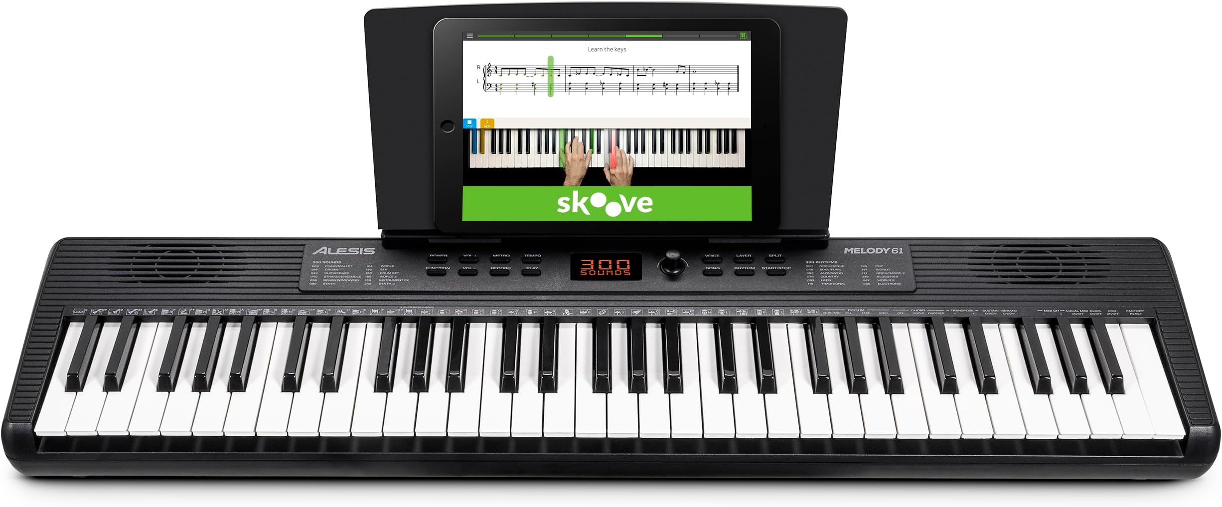 61 Teclas Piano de Teclado: Piano Eléctrico Multifuncional de Instrumento Musical Recargabl ...