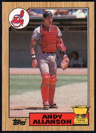 Amazon.com: 1987 Topps #436 Andy Allanson Rookie Card Indians ...