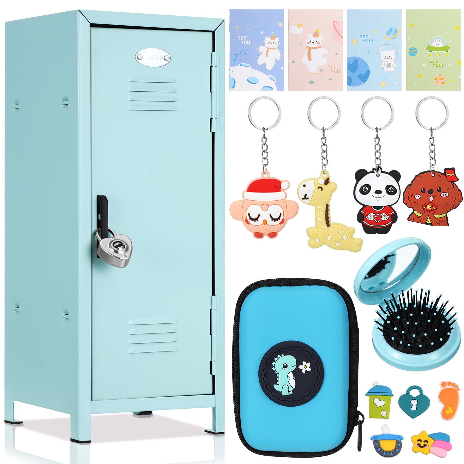 Amazon.com: Vercraft 12 Pcs Mini Locker 10.8 Inch Miniature Storage ...