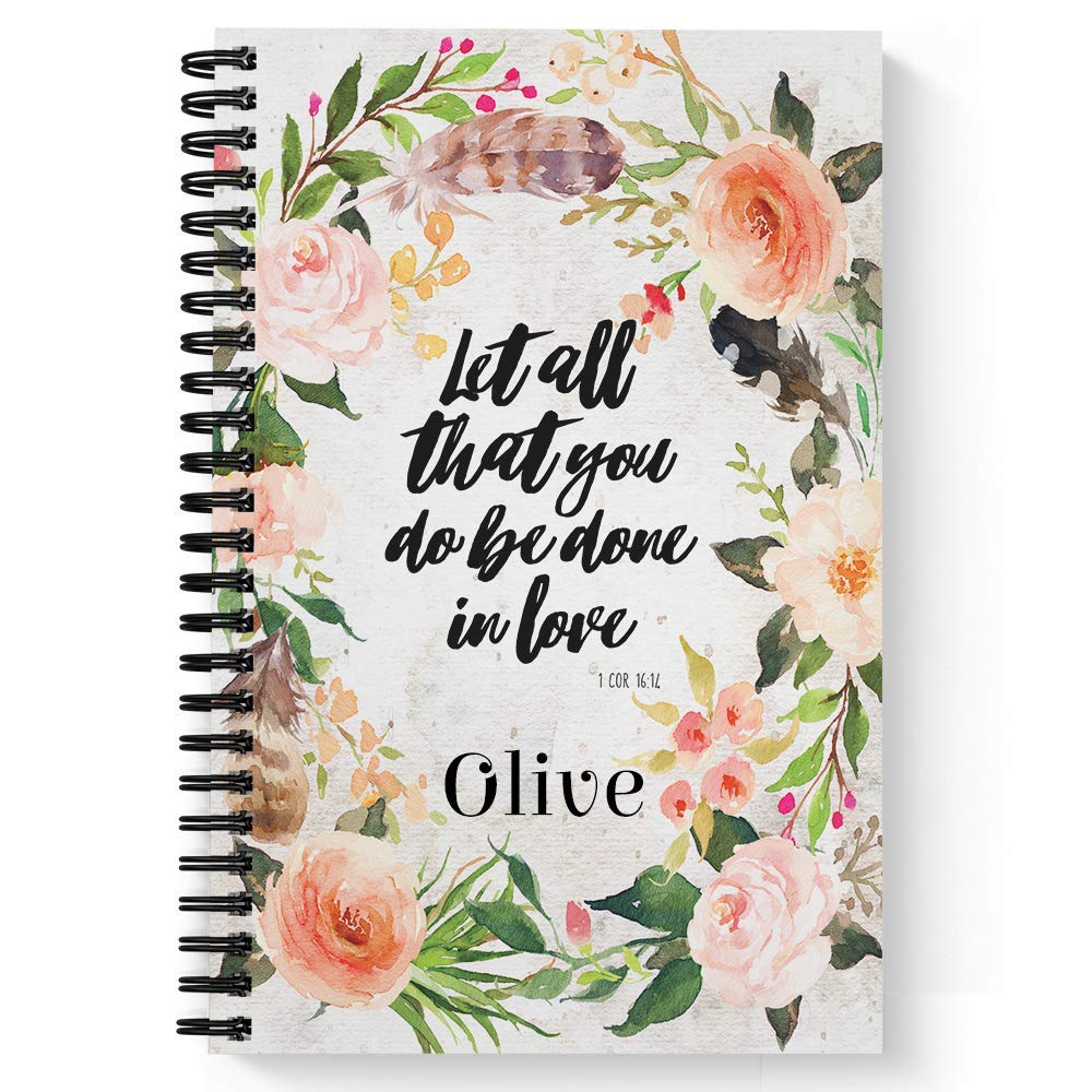 Amazon.com : Gotcha Covered Notebooks Done in Love Personalized ...