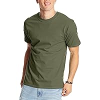 Hanes Mens Beefy T T Shirt Heavyweight Cotton Tee