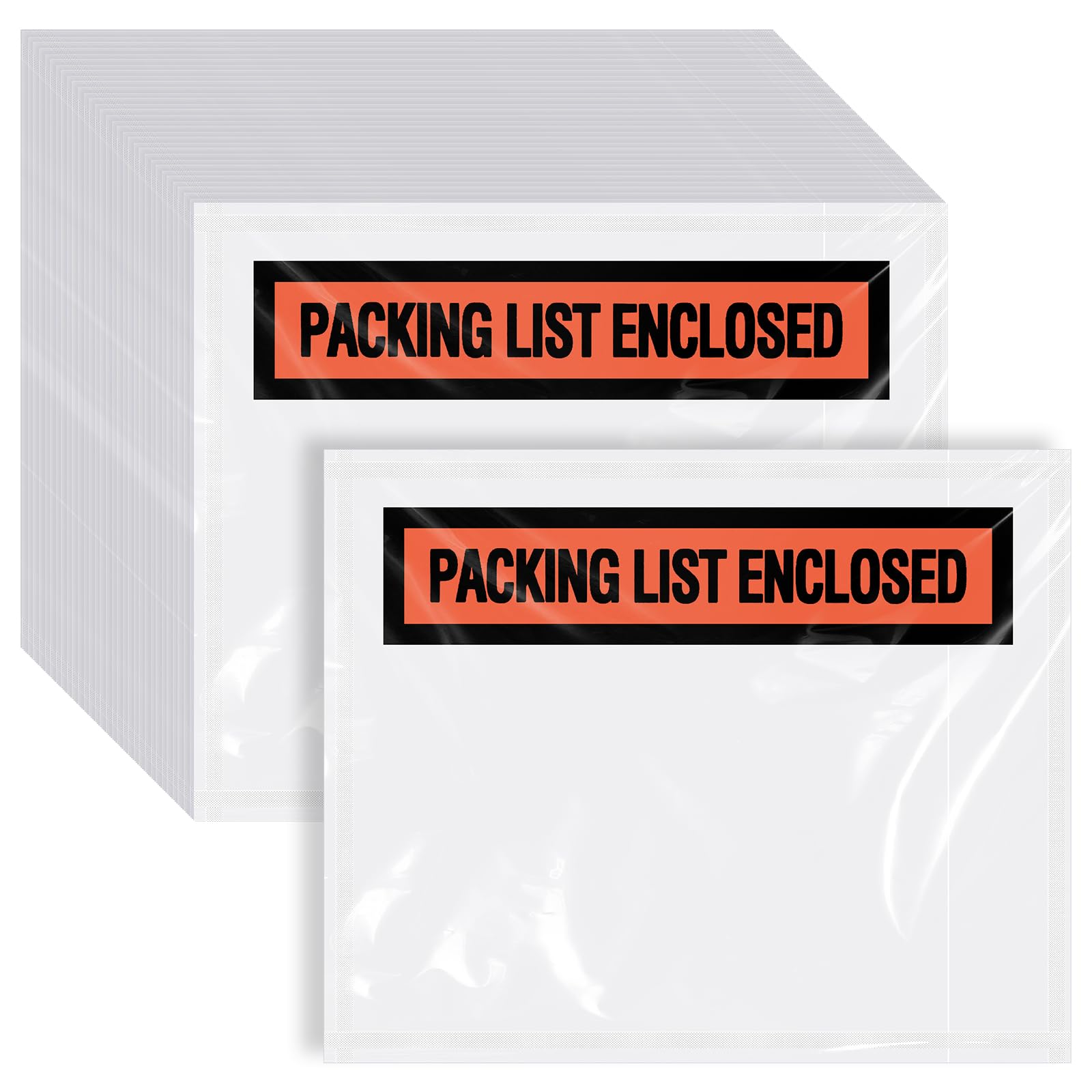 Amazon.com : 1000 Pcs Packing Slip Envelope Pouches Clear Self Adhesive ...