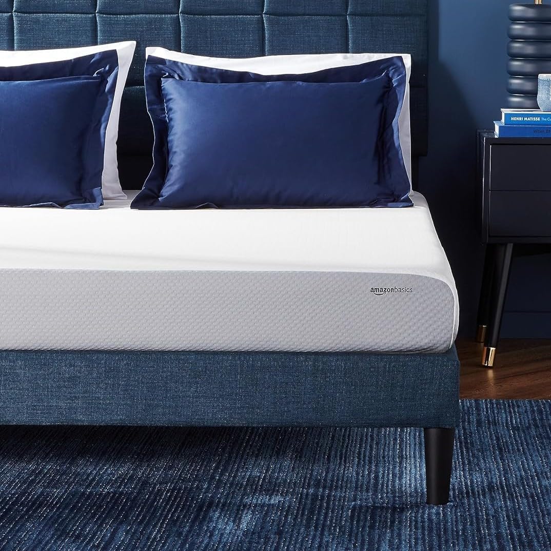 Amazon.com: Amazon Basics Memory Foam Mattress, Soft Plush Feel, 6 Inch ...