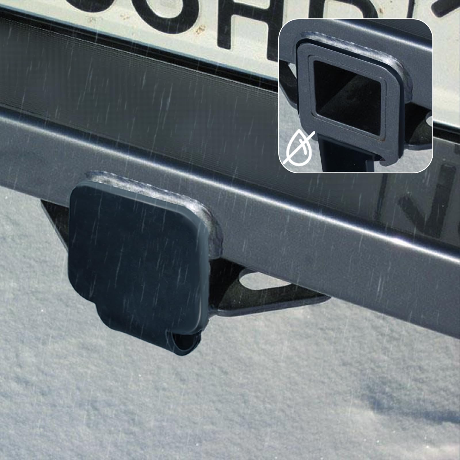 Snapklik.com : Trailer Hitch Cover 2 Inch, American Stainless Steel ...