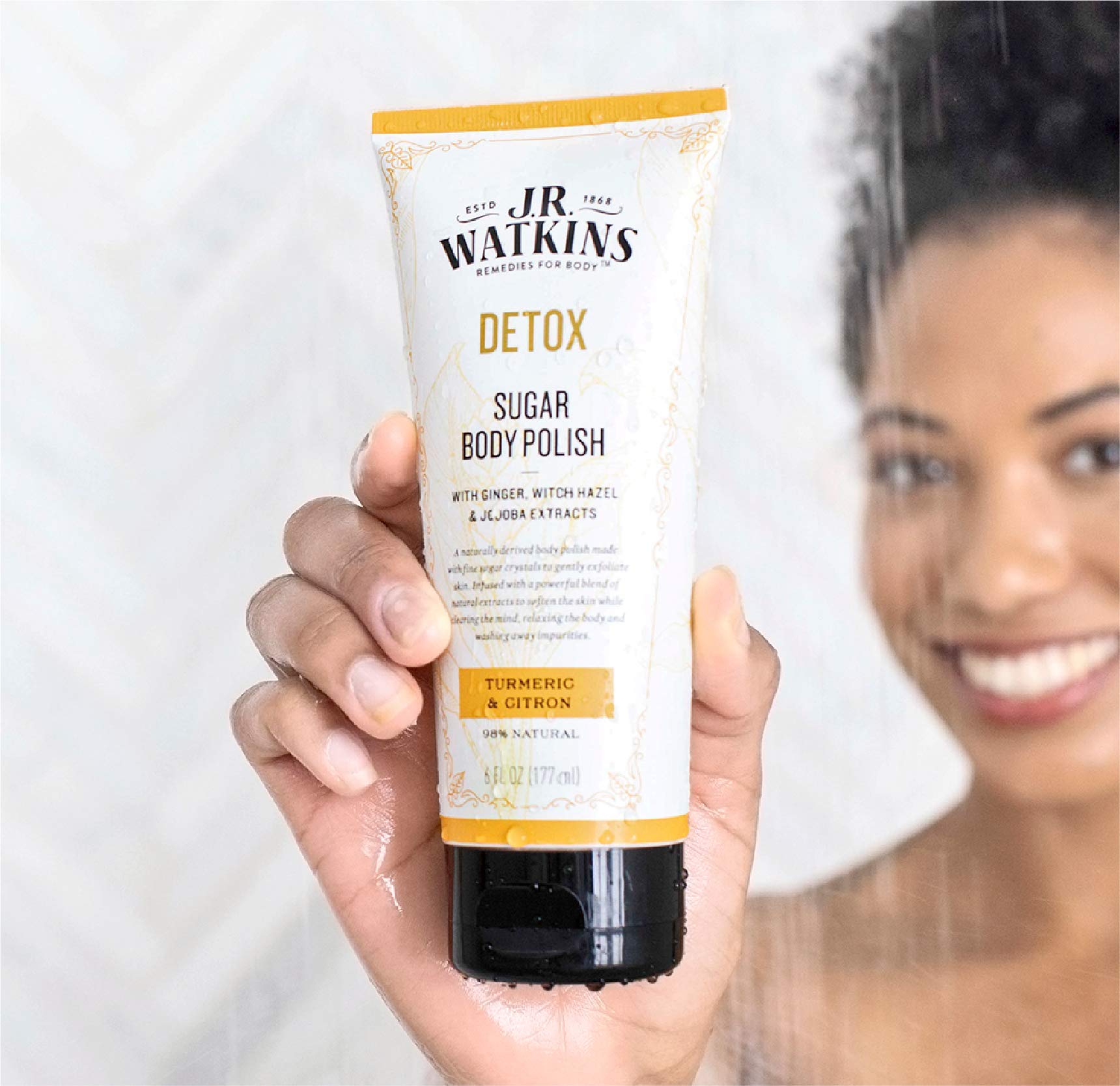 Snapklik.com : JR Watkins Detox Sugar Body Polish, Turmeric & Citron ...
