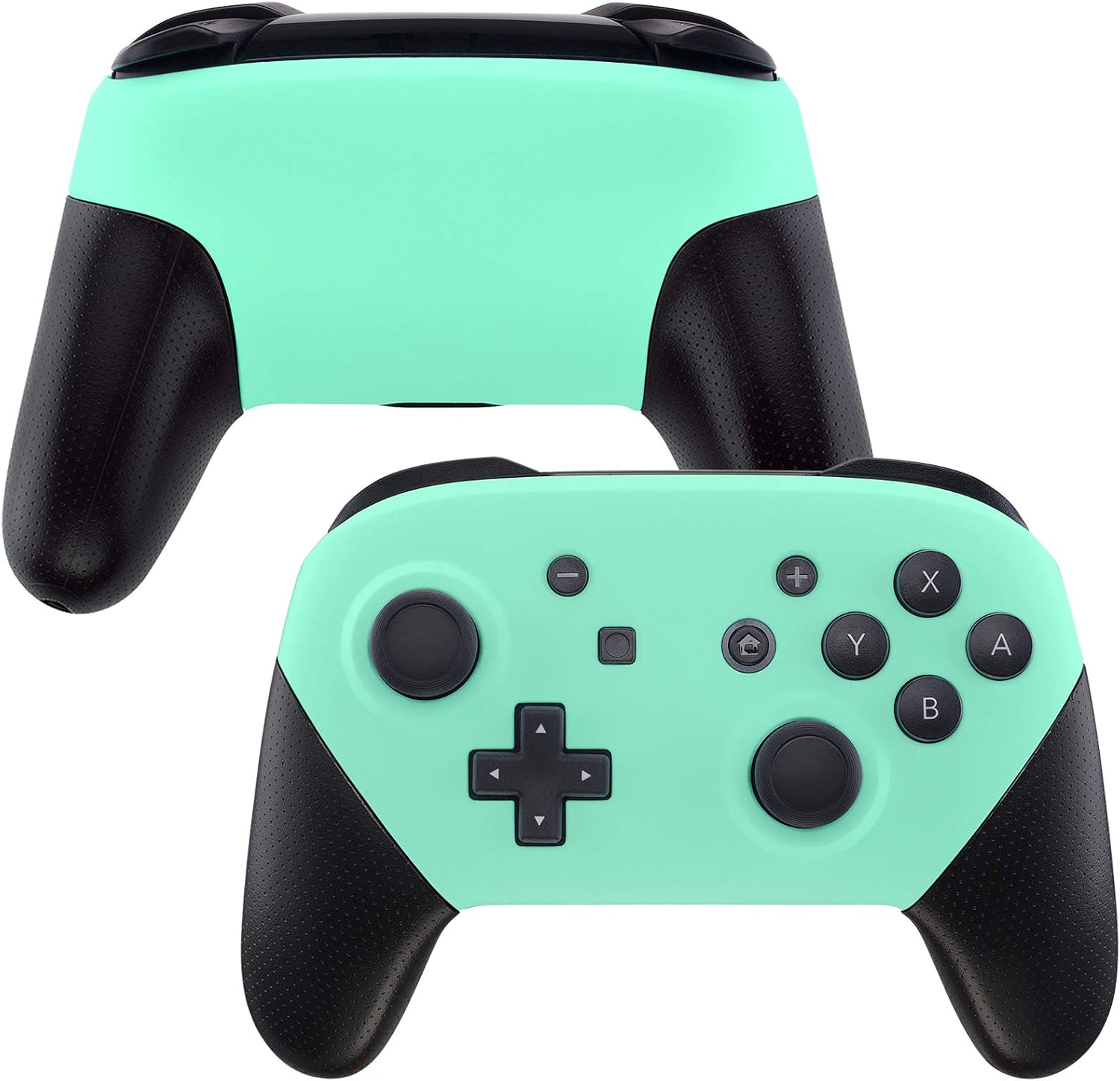 Amazon.com: eXtremeRate Mint Green Faceplate and Backplate for Nintendo ...