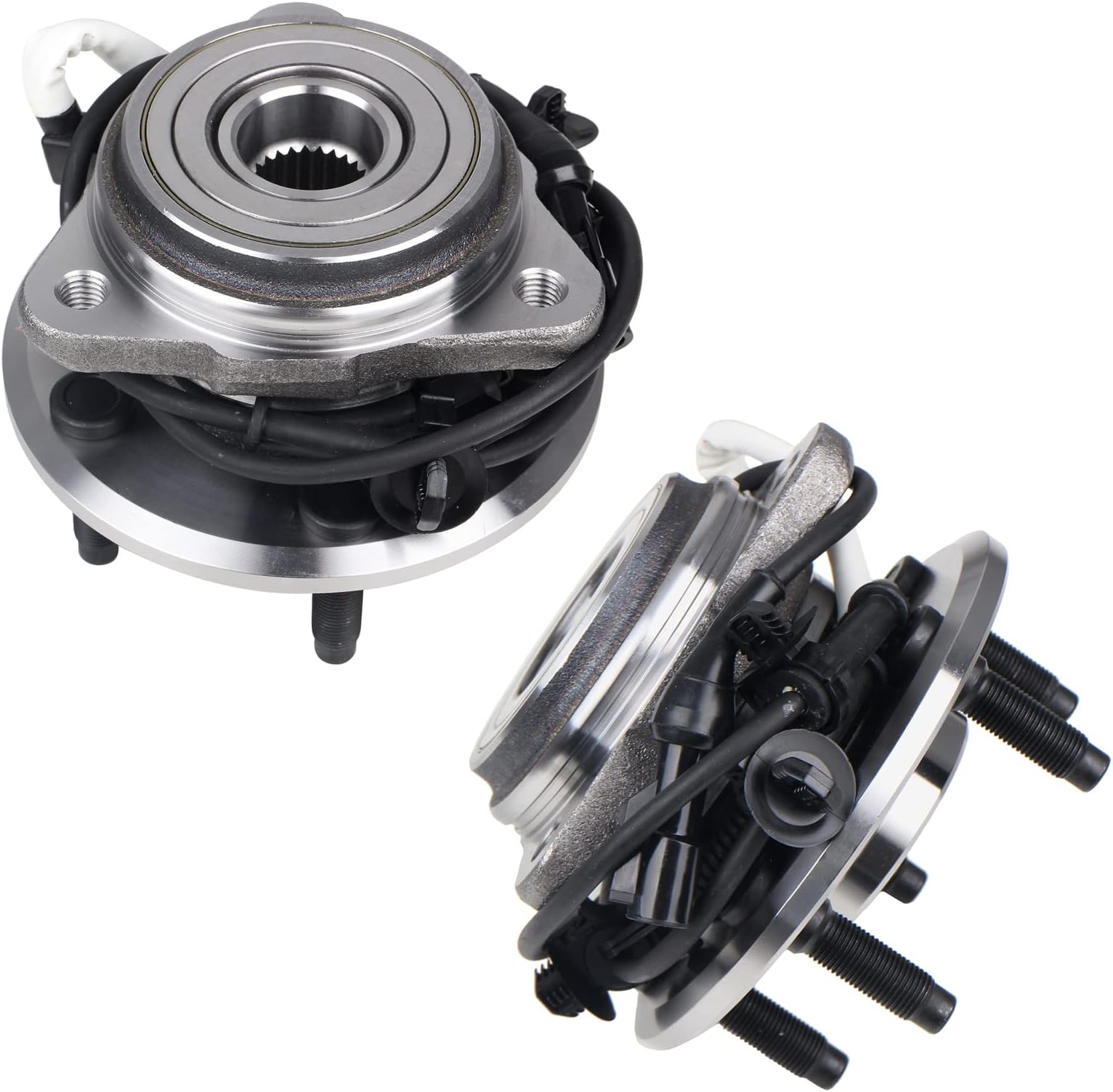 Amazon.com: KUSATEC 515003 [2 Pack] Front Wheel Bearing and Hub ...