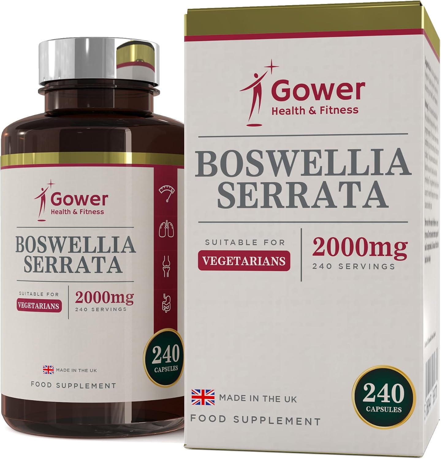 GH Boswellia Serrata 2000mg High Strength Capsules | 5:1 Boswellia ...
