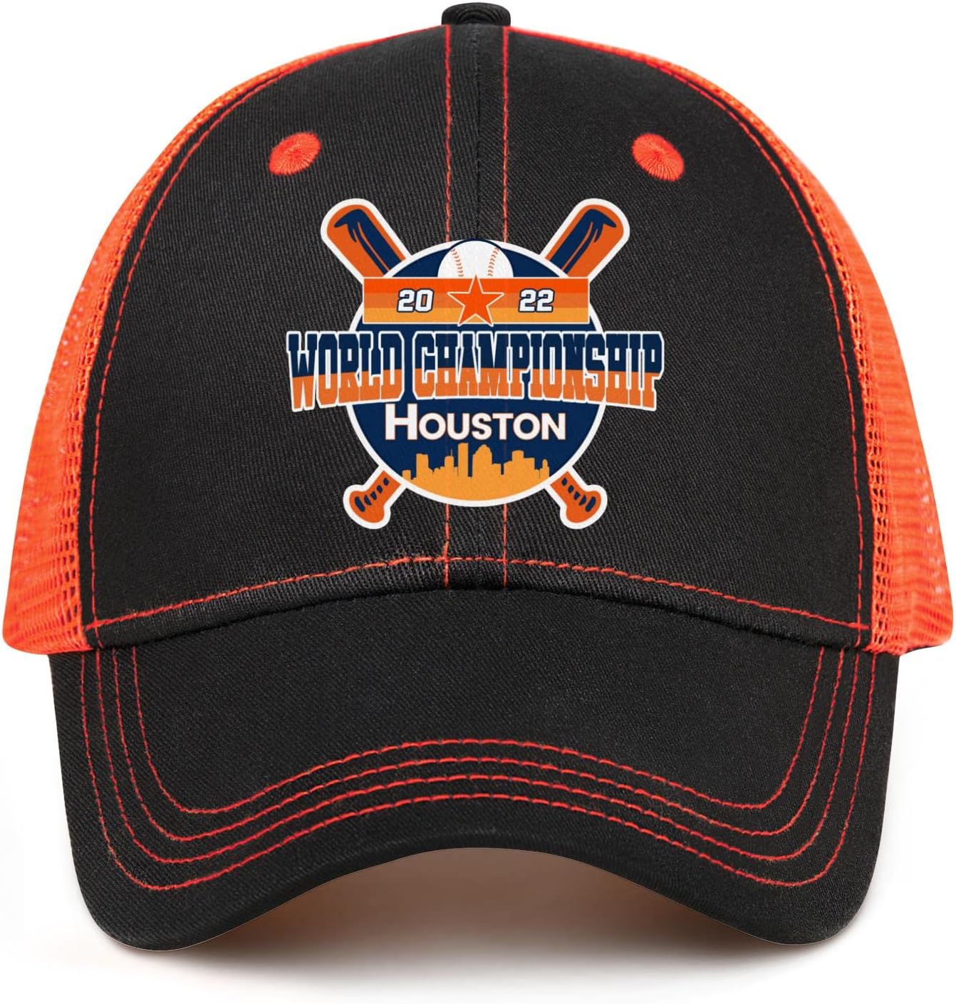 Houston Hat 2022 World Championship Champs Hat Baseball Fans Cap Gift ...