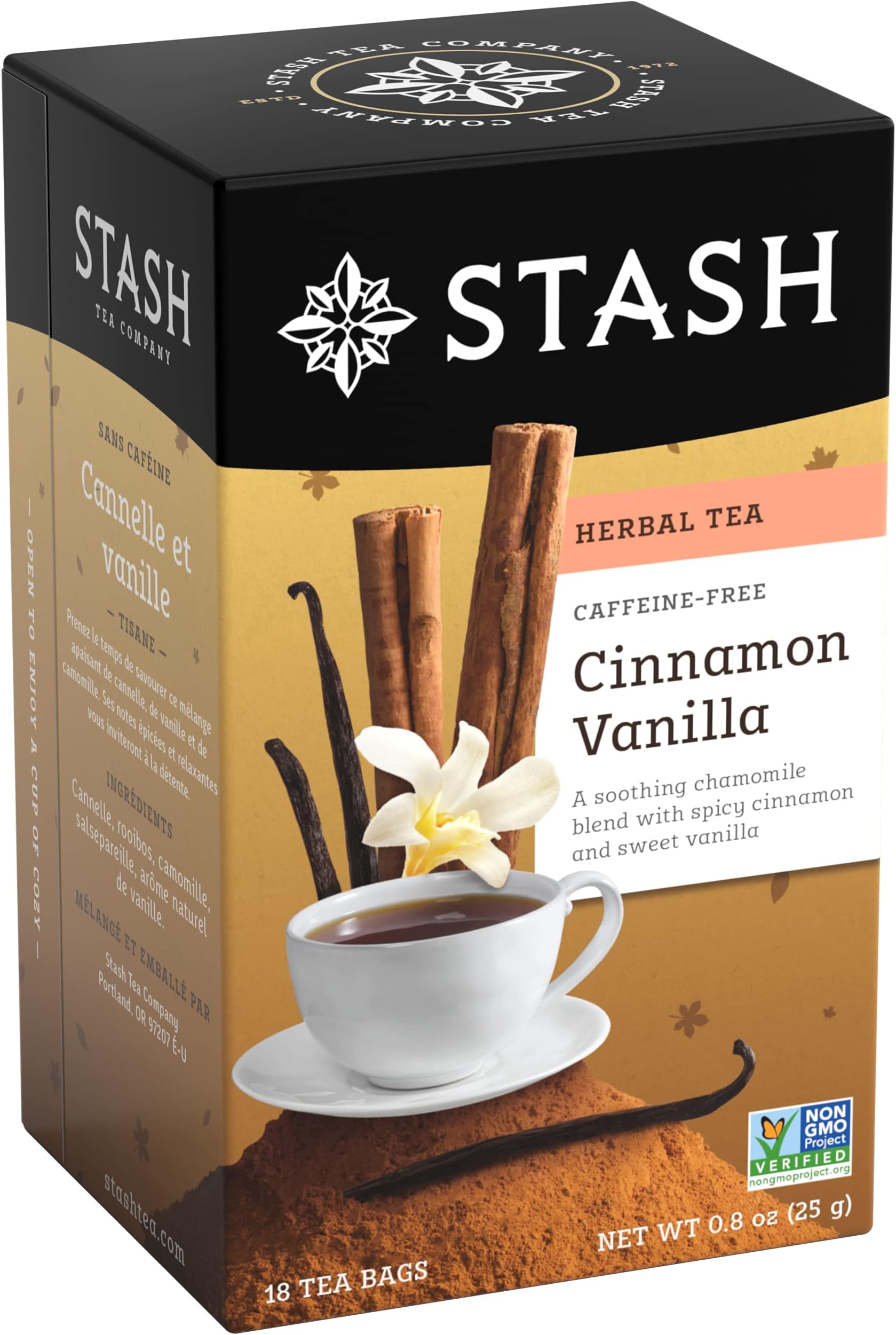 Amazon.com: Stash Tea Premium Caffeine Free Herbal Tea, Cinnamon ...