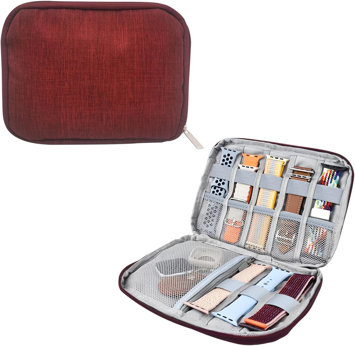 Amazon.com: WisePoint Waterproof Watch Band Storage Case, Oxford Cloth ...