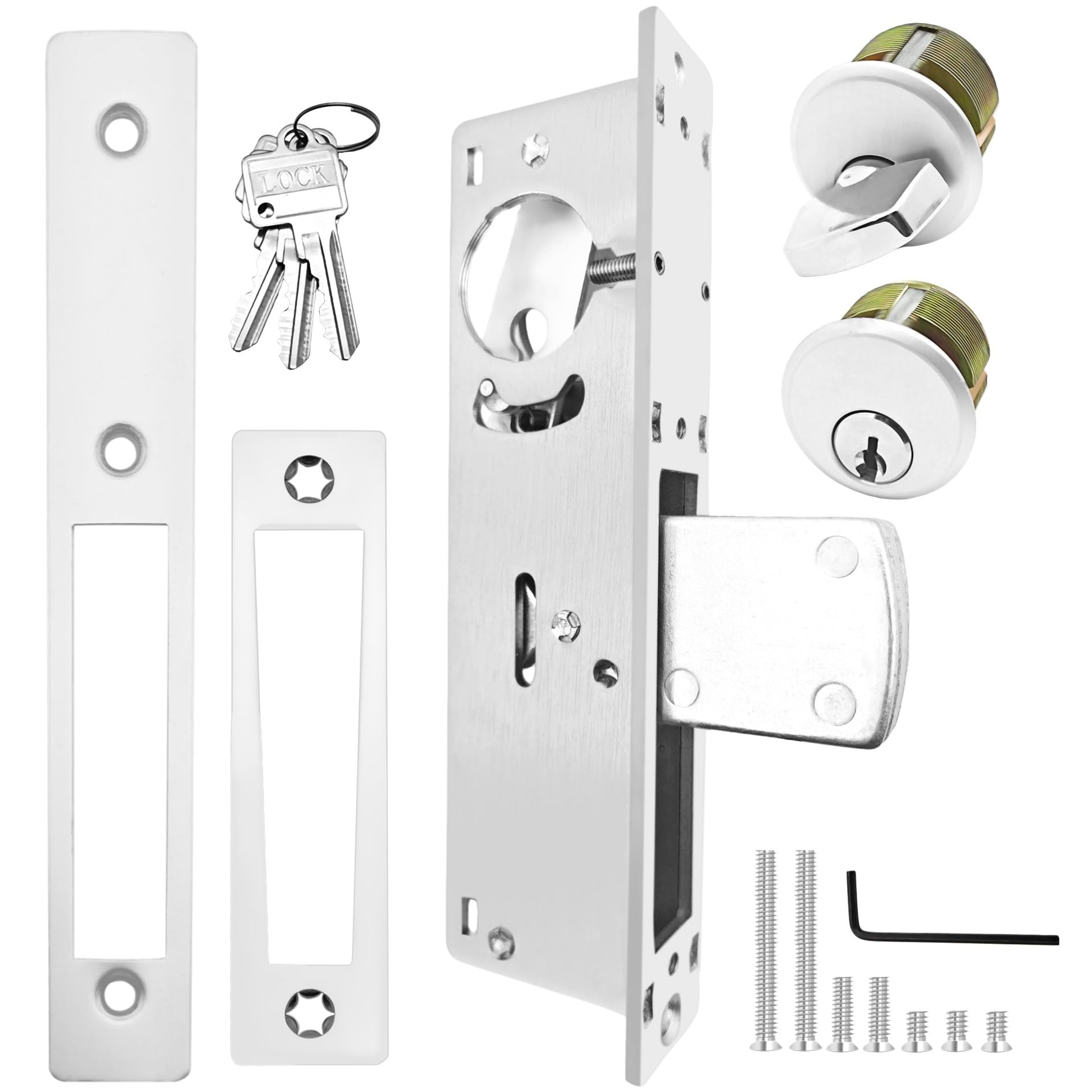 Storefront Door Mortise Lock Swing Deadbolt, Commercial Door Locks with ...
