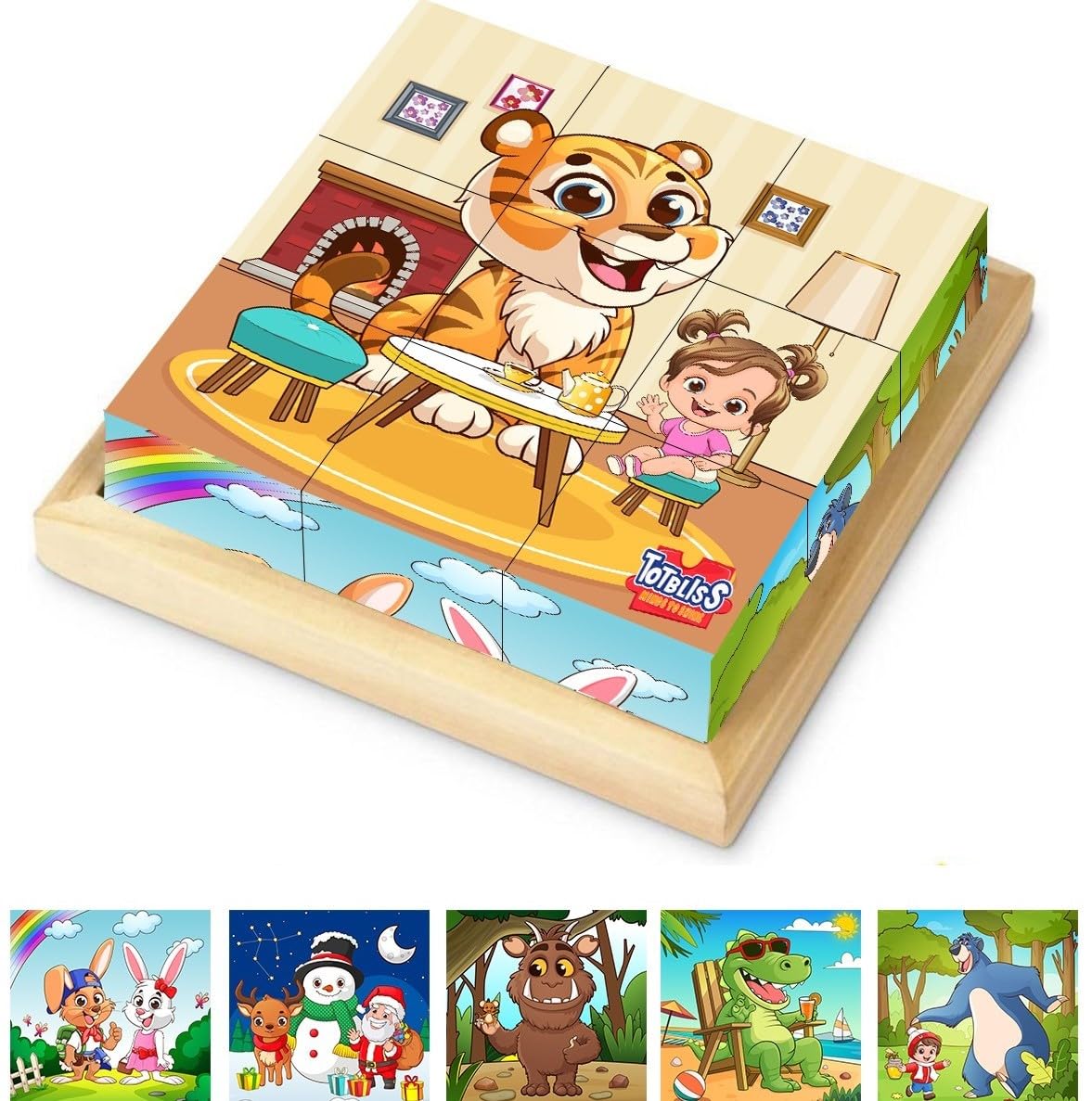 wooden jigsaw puzzles for 2 year olds montessori toys for 2 year olds 3 ...