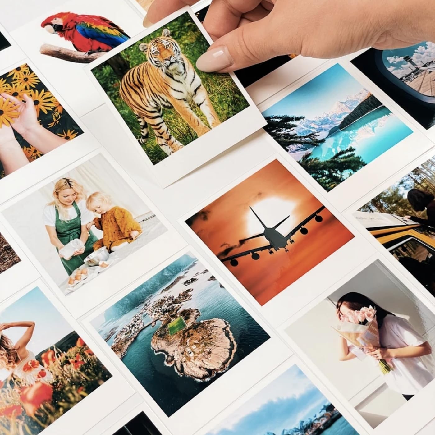 Brandian 10 Customised Mini Photo Print Birthday Bliss Thoughtful Photo ...