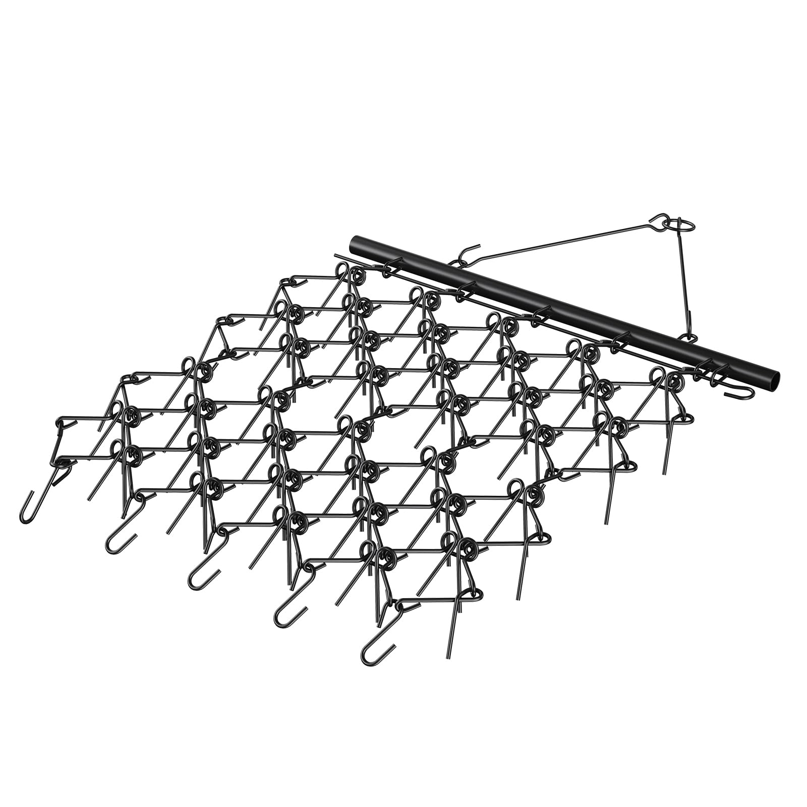 Amazon.com : VEVOR Drag Harrow, 4'x5.6' Heavy-Duty Chain Harrow with 69 ...