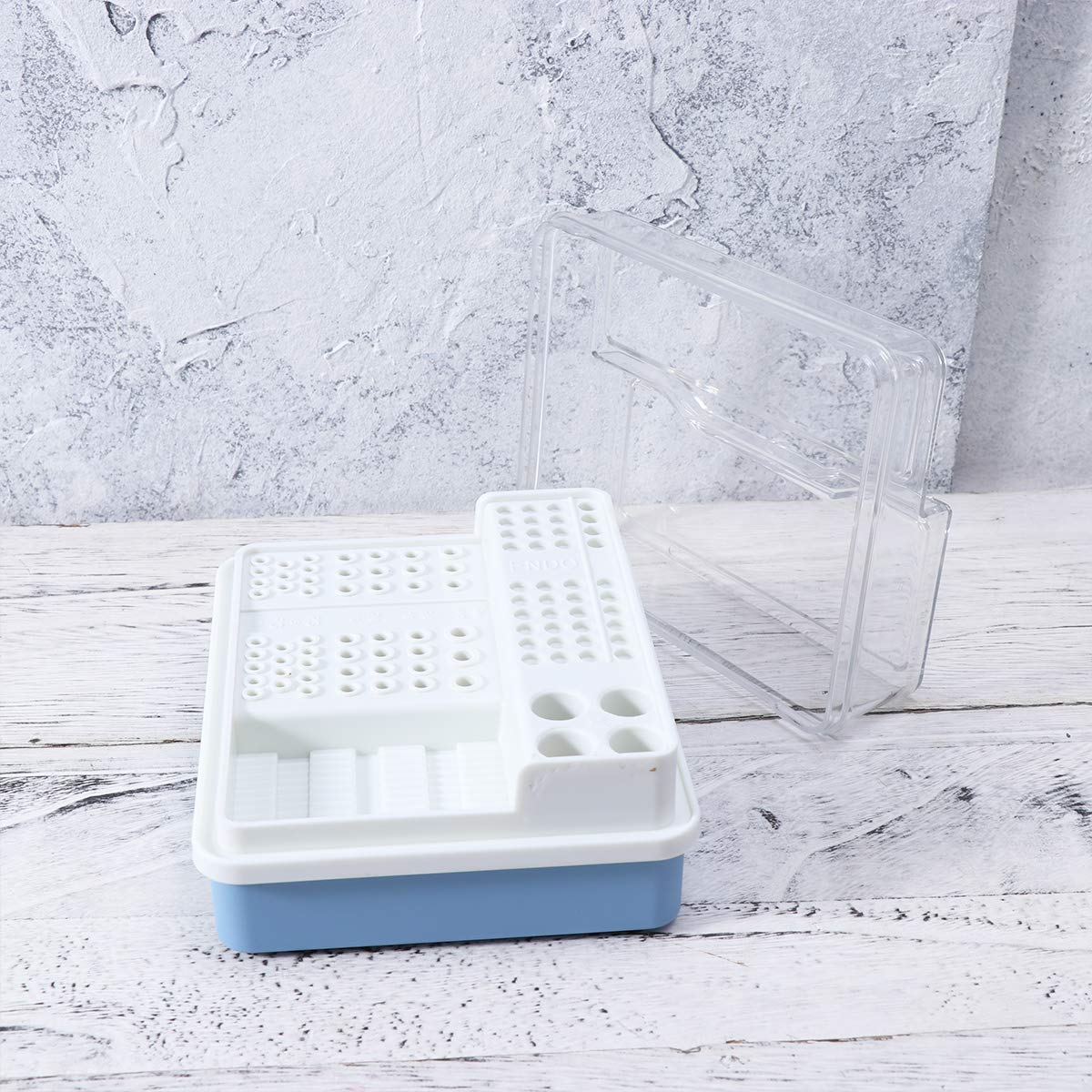 Buy Healifty Dental Bur Box Holder Block Case Organizer Oral Dental ...