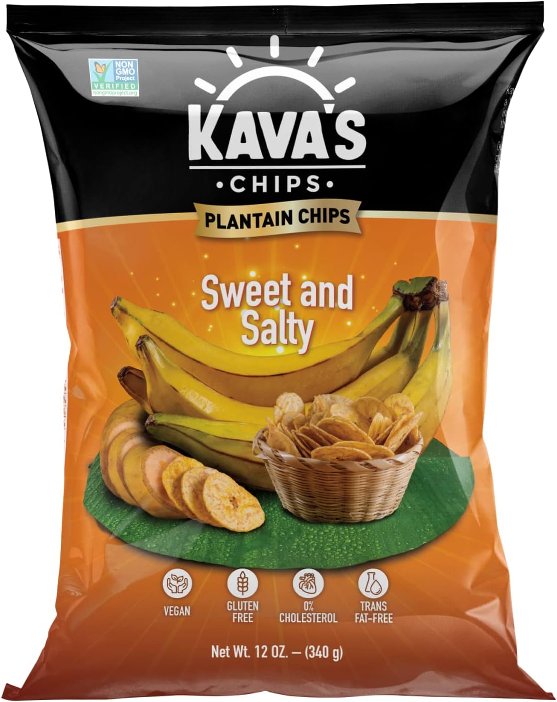 Amazon.com: Kava's Plantain Chips Lightly Salted 2.5 Oz (71g) 24 Count ...