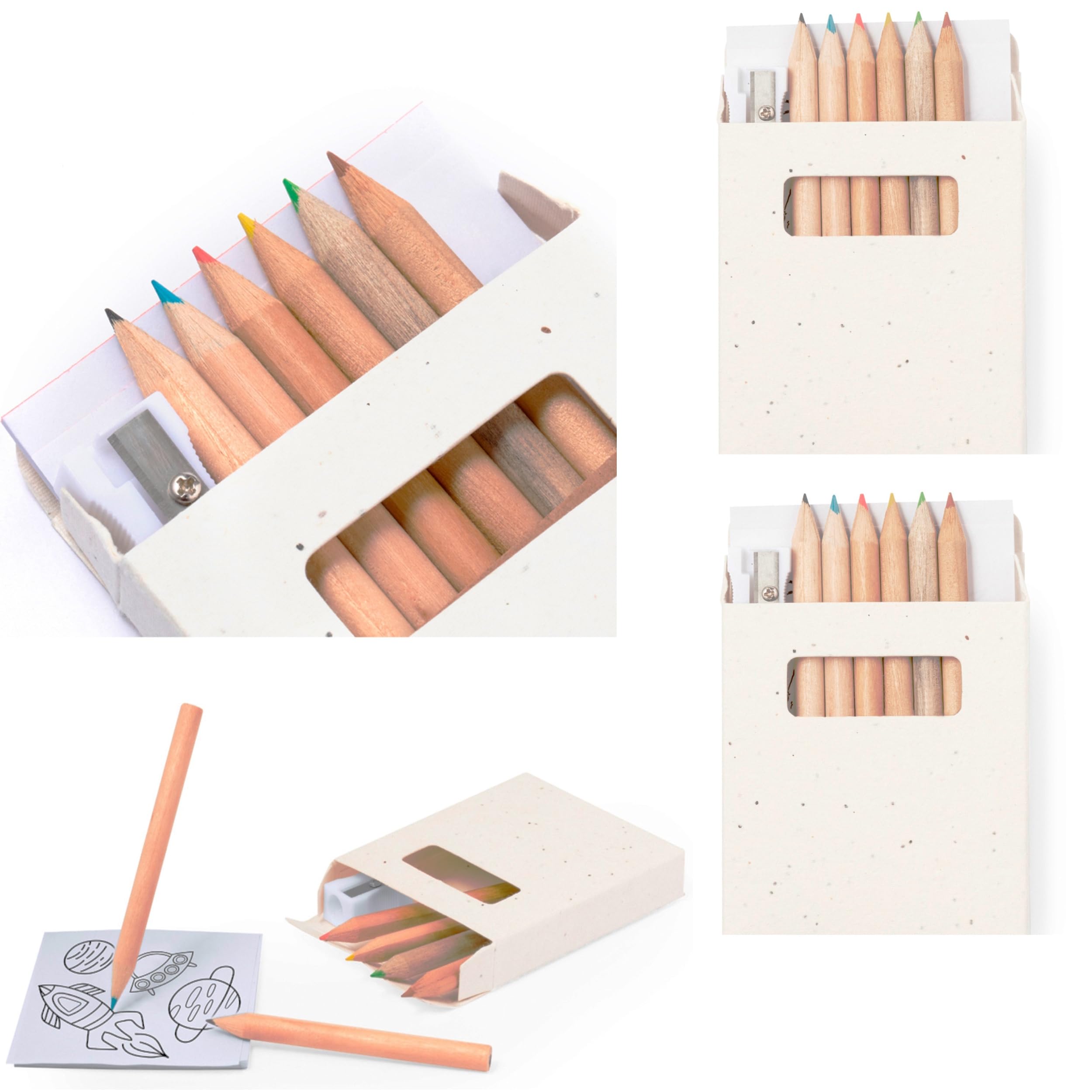 Lápices Y Hojas Para Colorear Set De Arte Dibujo Para Pintar Y