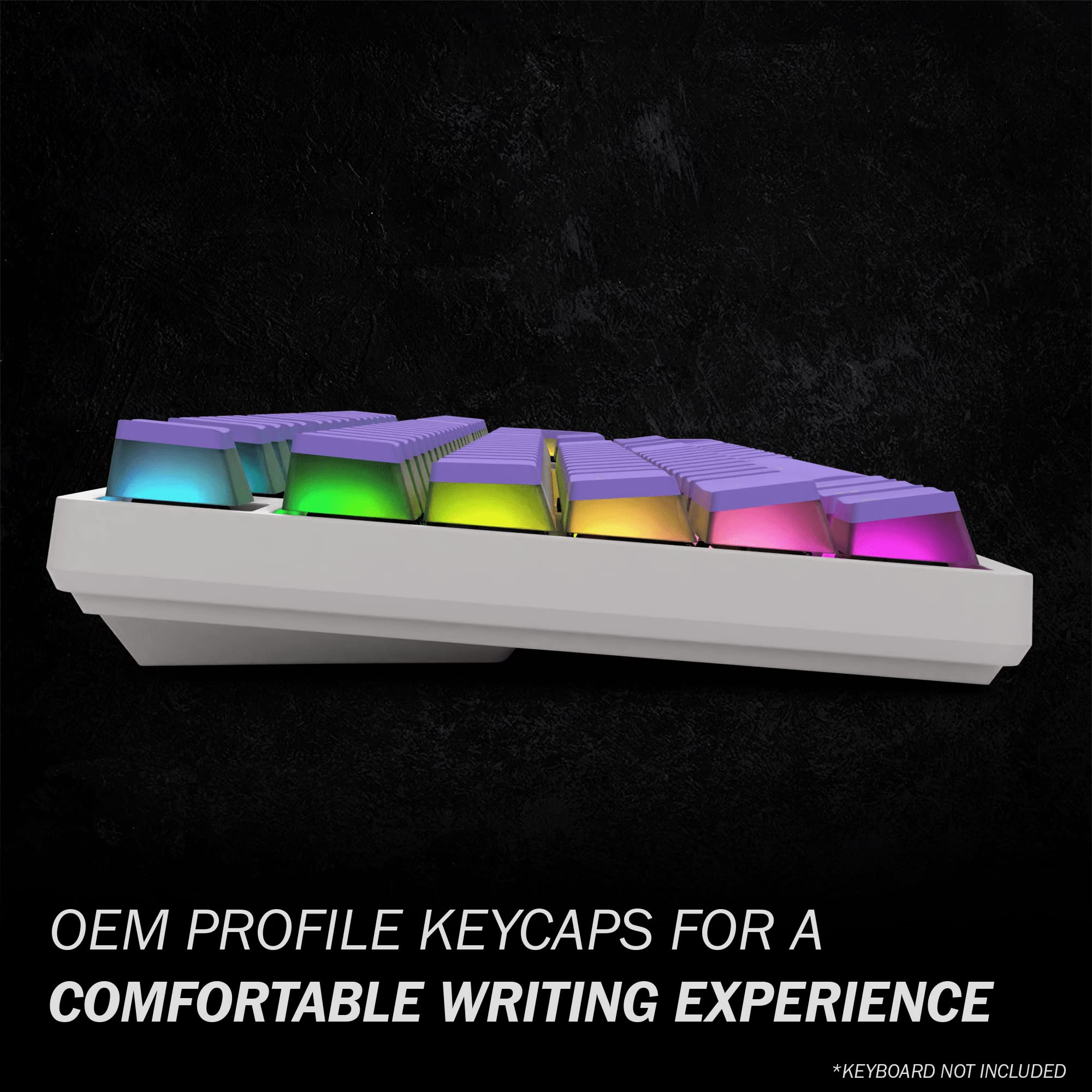 Snapklik.com : HK GAMING Pudding Keycaps Set Doubleshot PBT Keycap Set ...