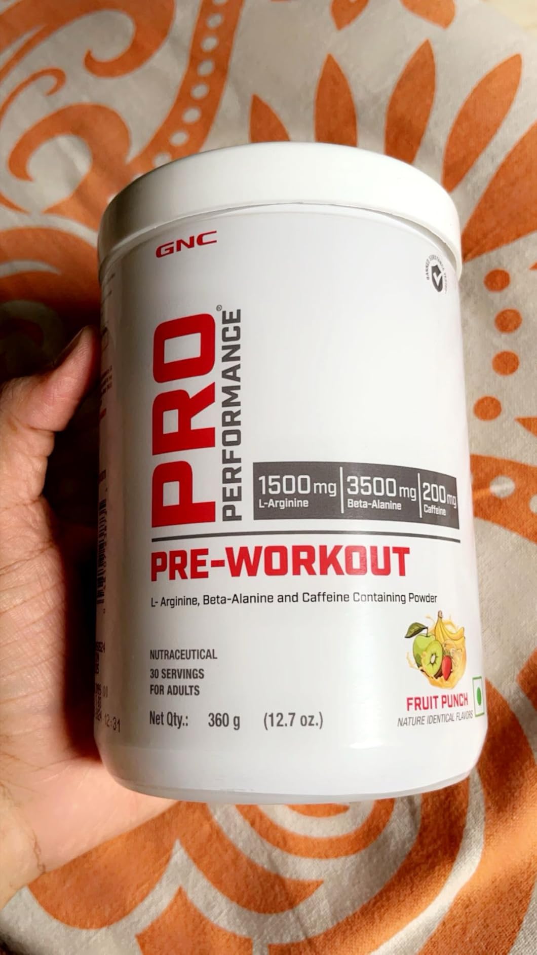 GNC Pro Performance Pre-Workout | 360 gm | 30 Servings | Boosts Energy ...