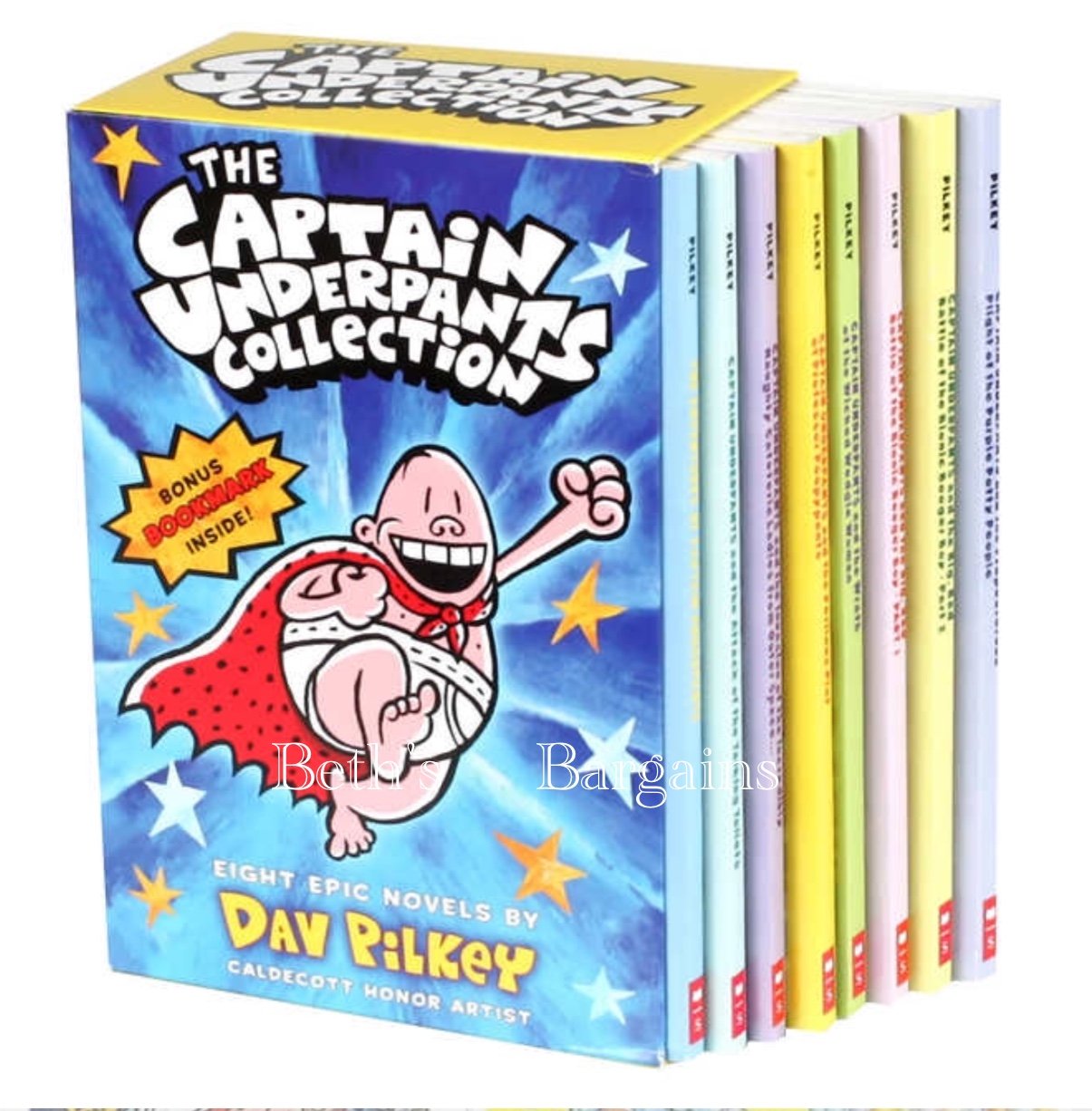Captain Underpants Complete Set (Captain Underpants, 1-8) by Dav Pilkey ...