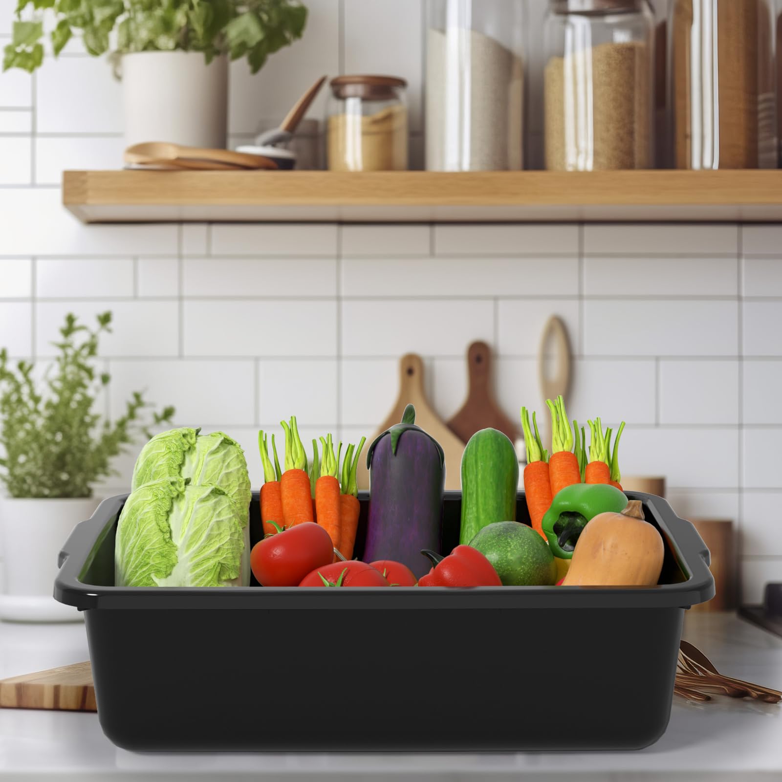 Snapklik.com : Ysmiltion 24 L Plastic Commercial Bus Tub