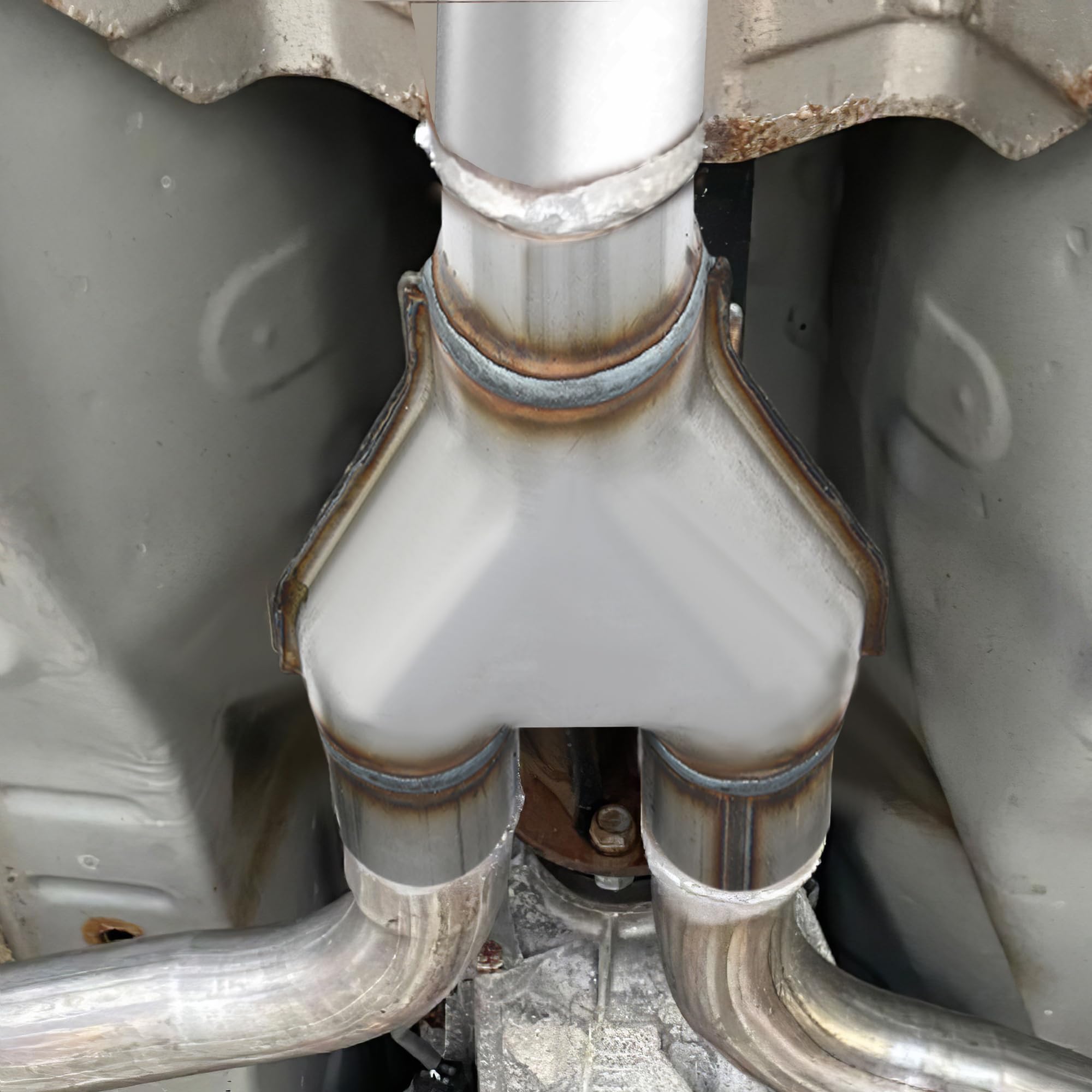 Snapklik.com : Exhaust Y Pipe 3 Inch To 2 1/2 Inch, Stainless Steel 3 ...