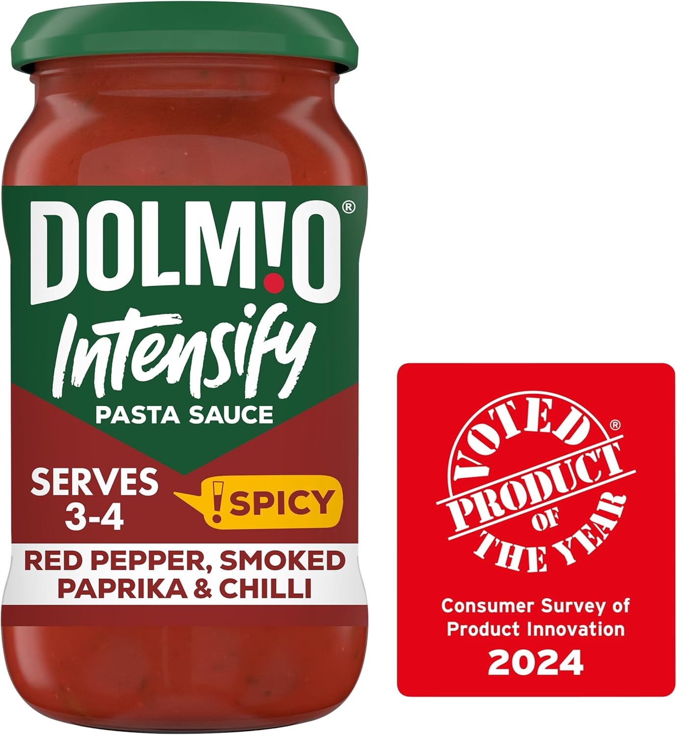 Dolmio Intensify Pasta Sauce | Spicy Red Pepper, Smoked Paprika ...