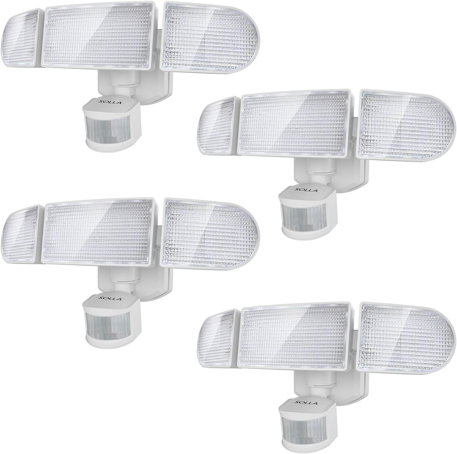 Battery Powered LED Flood Outdoor, 1800LM Motion Sensor Security Lights ...